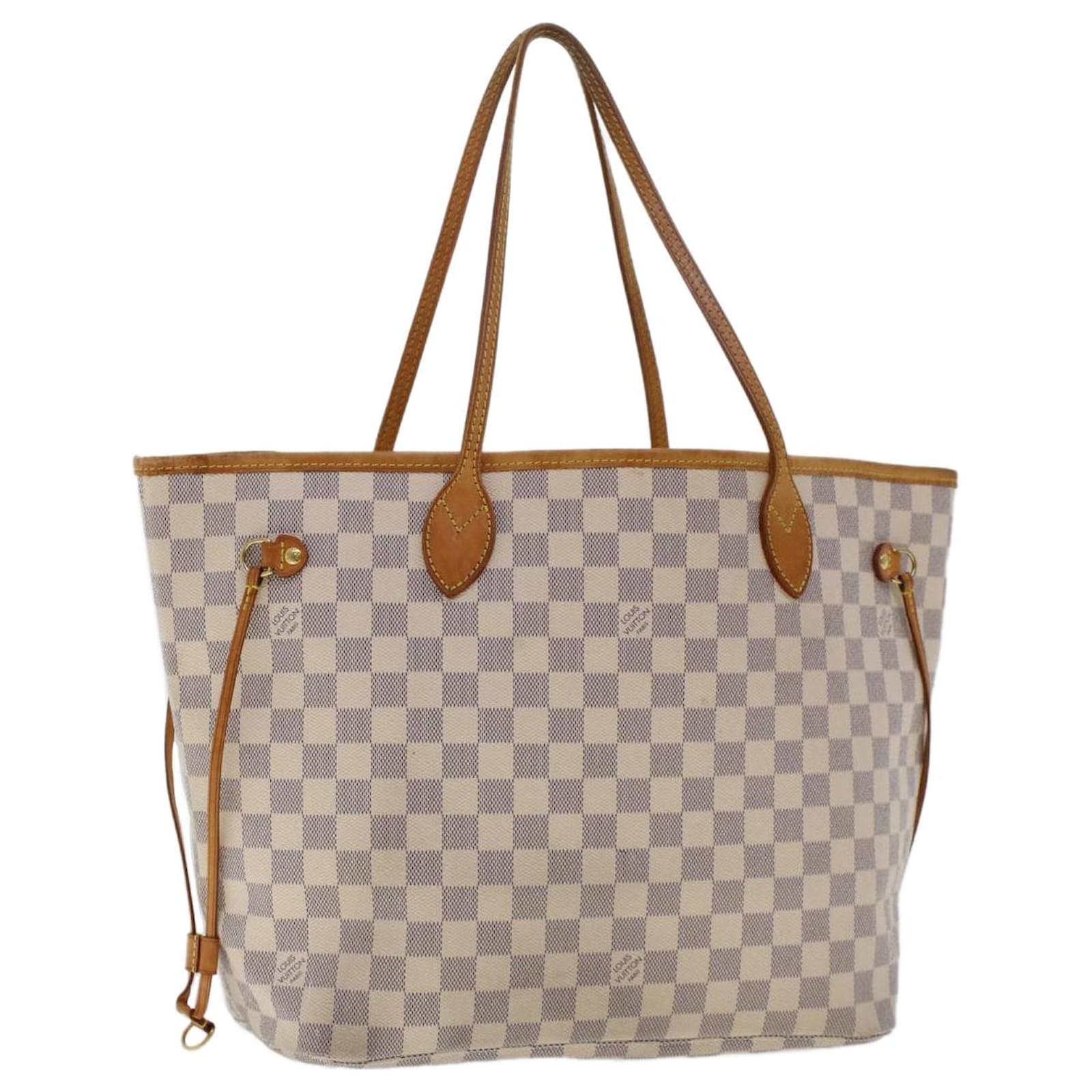 Louis Vuitton Neverfull White Cloth ref.991973 - Joli Closet