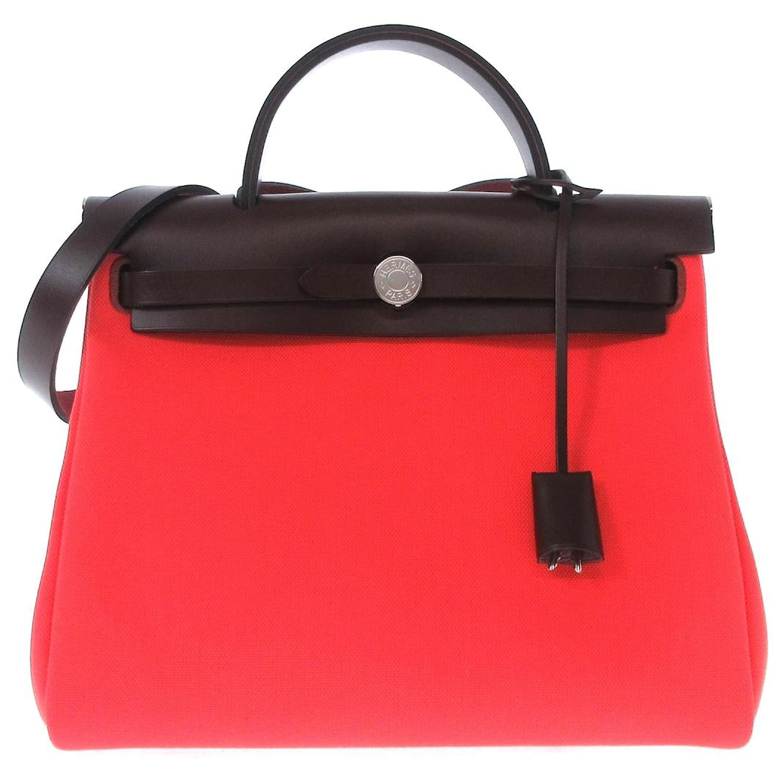 Hermès Hermes herbag Pink Cloth ref.992484 - Joli Closet