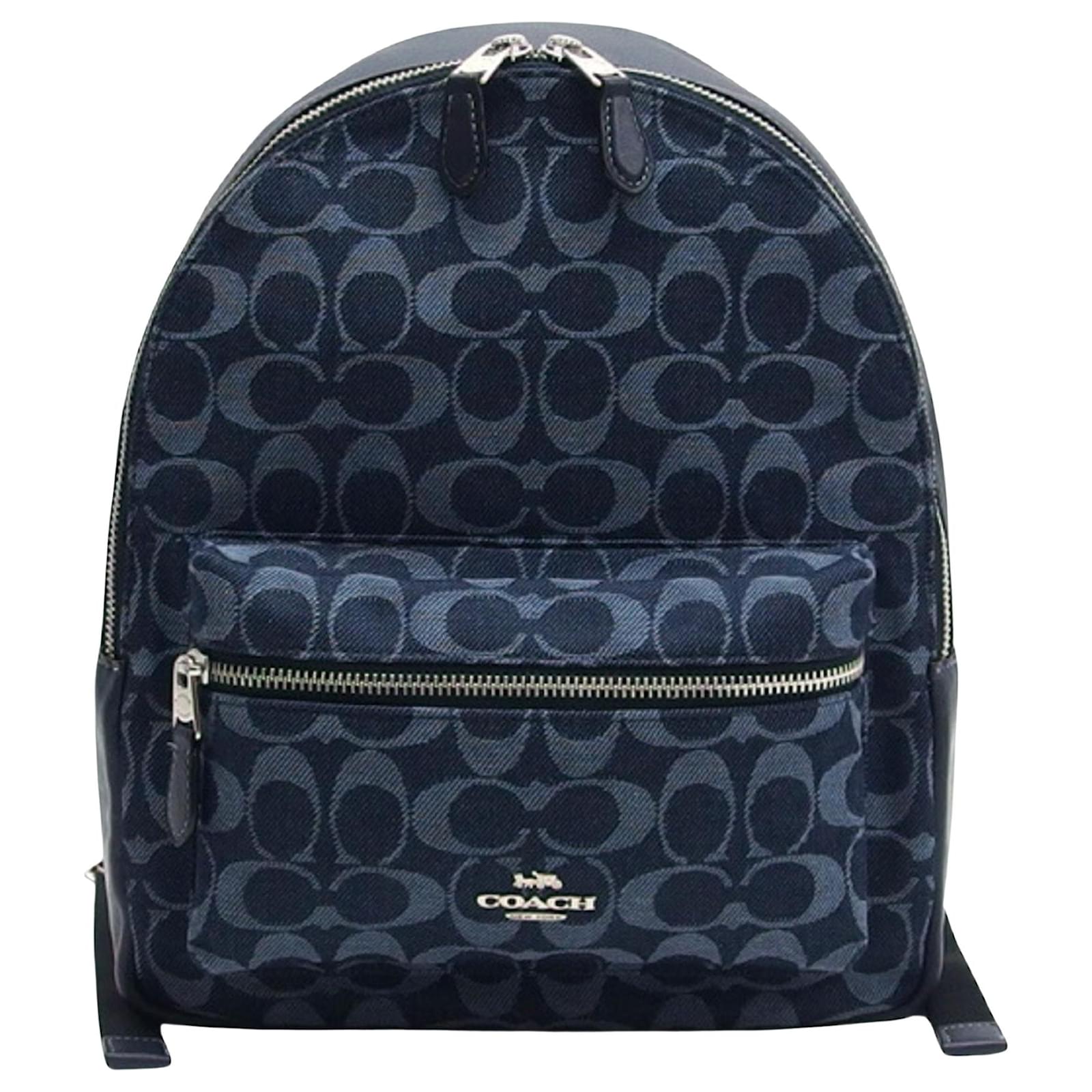 Coach Signature Navy blue Denim ref.992511 - Joli Closet