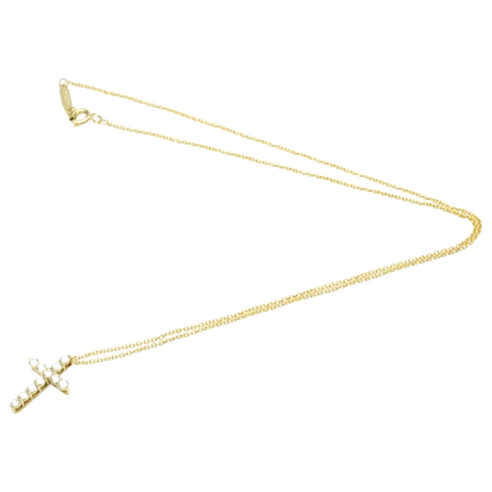 Tiffany & Co Croix Golden Yellow gold ref.992620 - Joli Closet