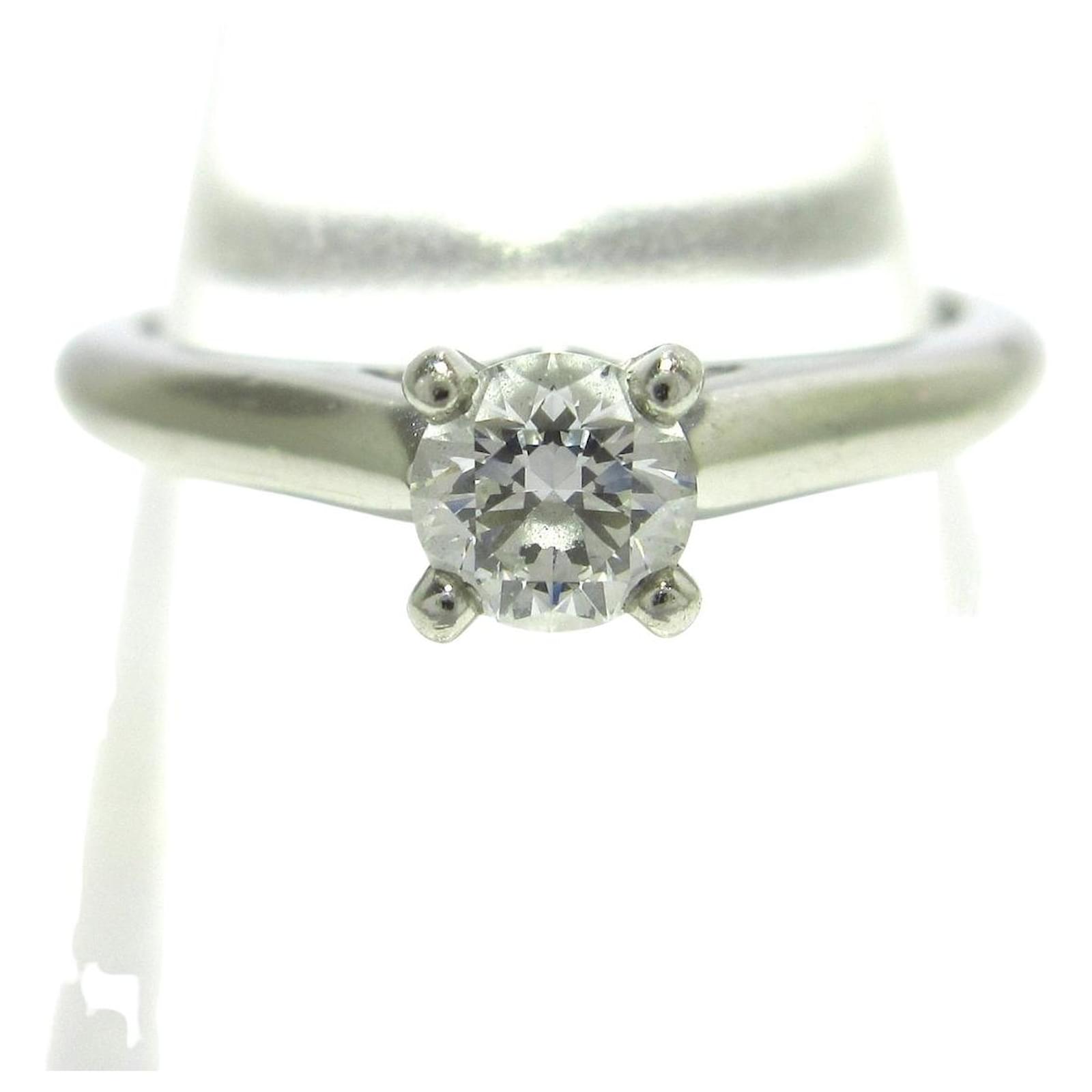 Cartier Solitaire Silvery Platinum ref.993380 - Joli Closet
