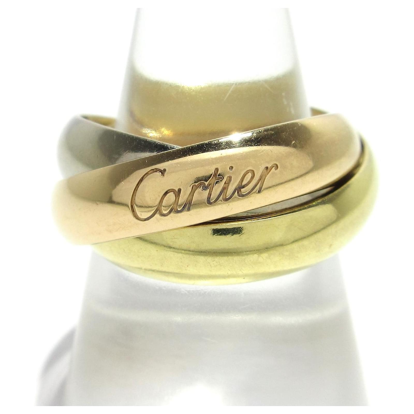 Cartier Trinity Golden Yellow gold ref.995020 - Joli Closet