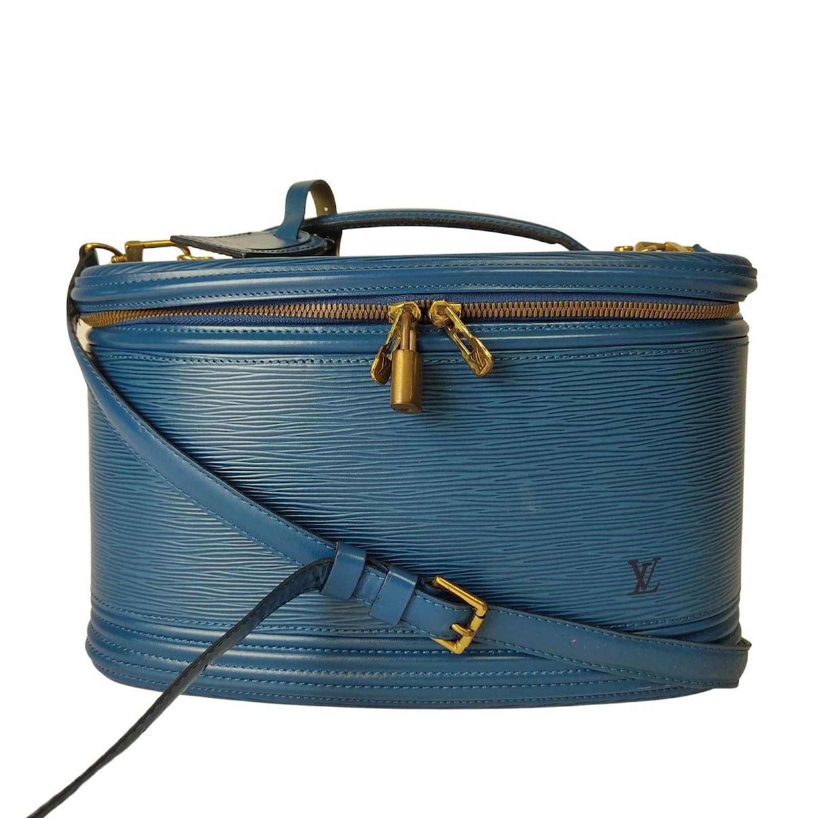 Louis Vuitton Louis Vuitton Beauty Case Vanity Epi light blue bag Light ...