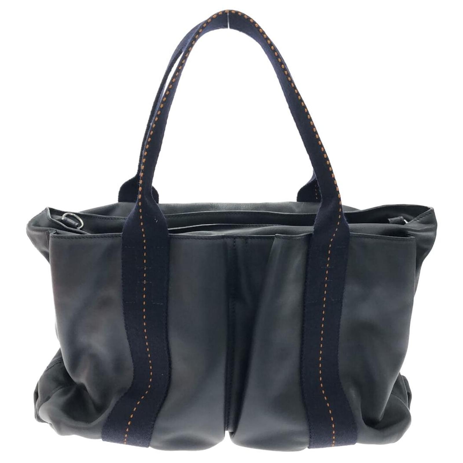 Hermès Caravan Navy blue Leather ref.996669 - Joli Closet