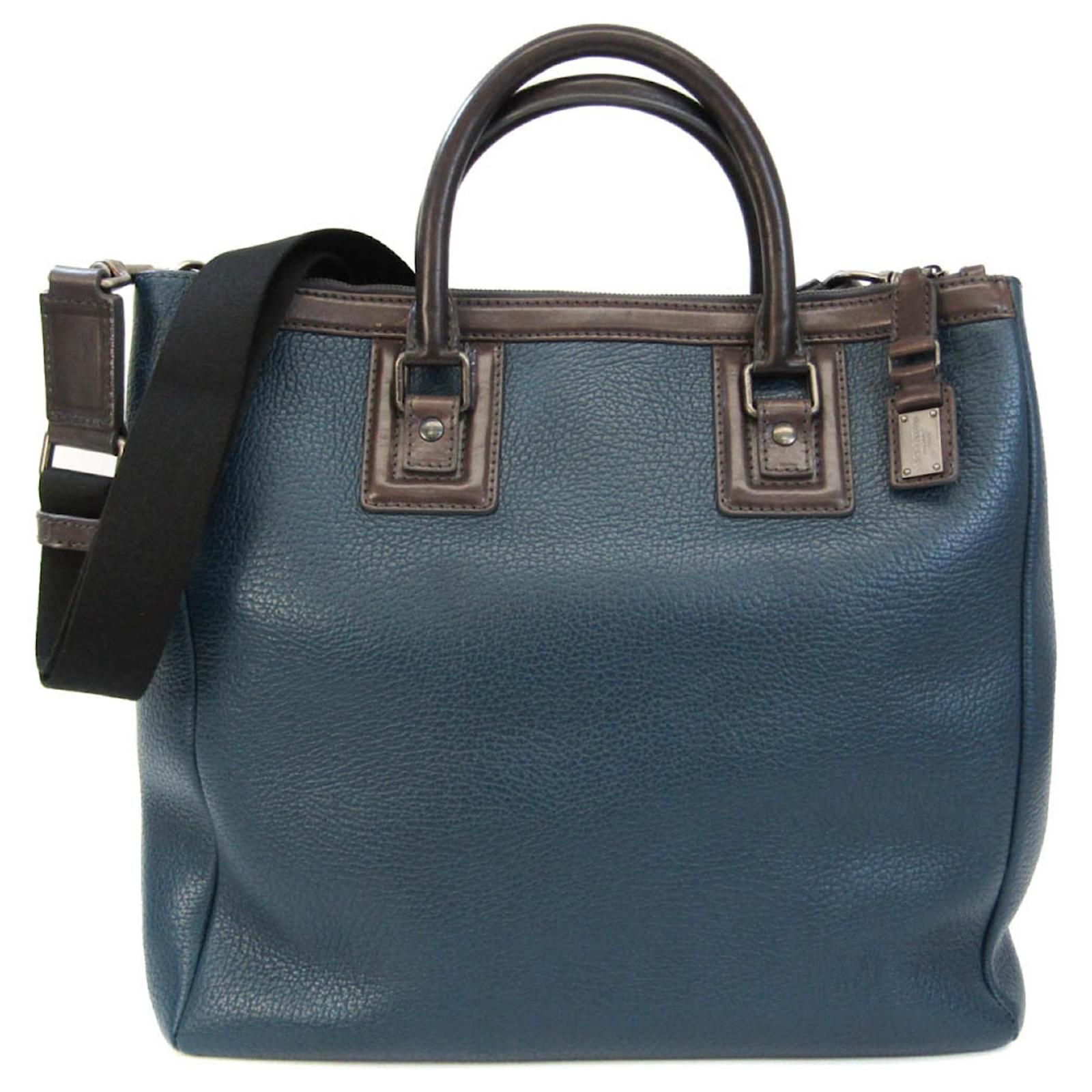 DOLCE & GABBANA Navy blue Leather ref.1009261 - Joli Closet