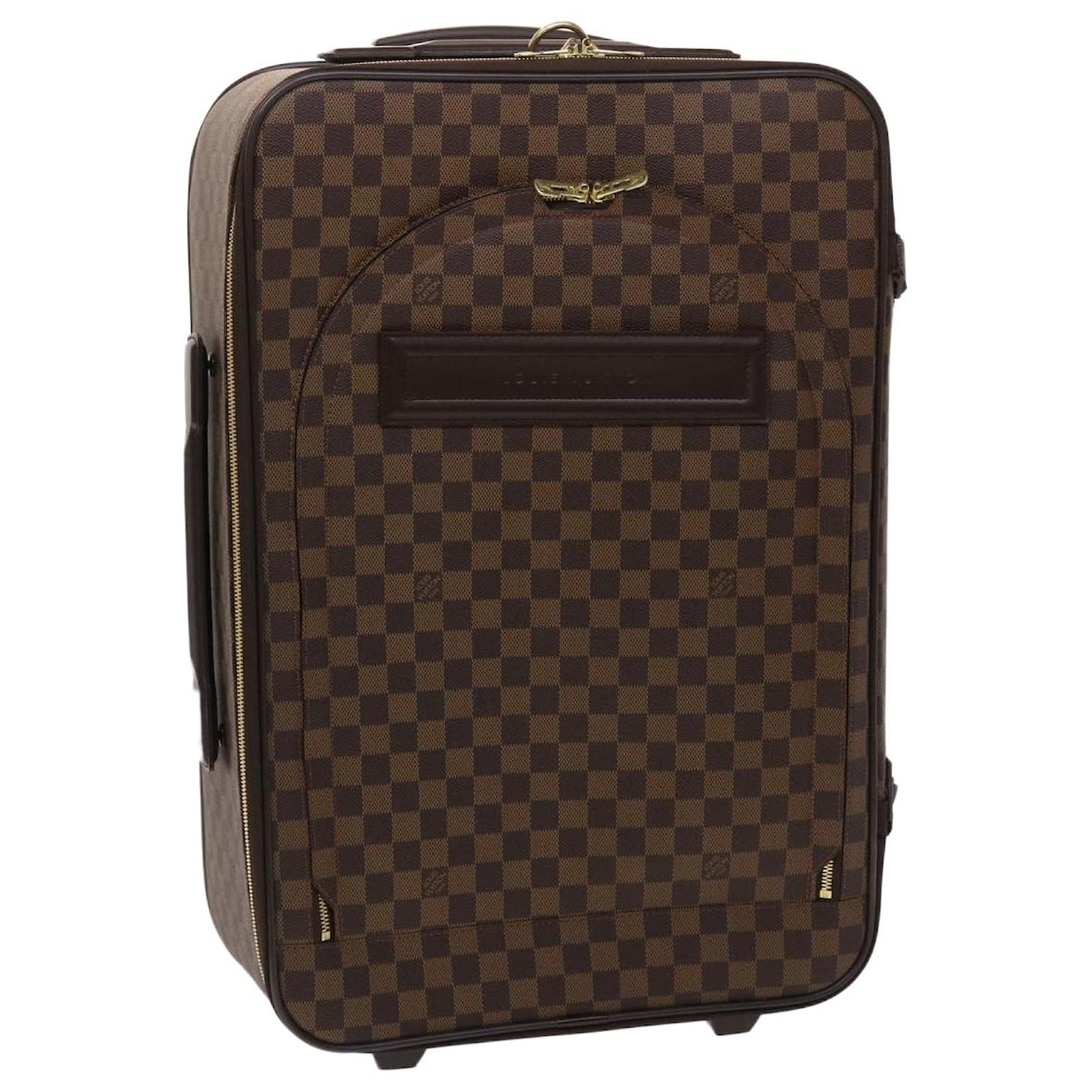 LOUIS VUITTON Damier Ebene Pegas 55 valise N23294 Auth LV 48472 ref ...