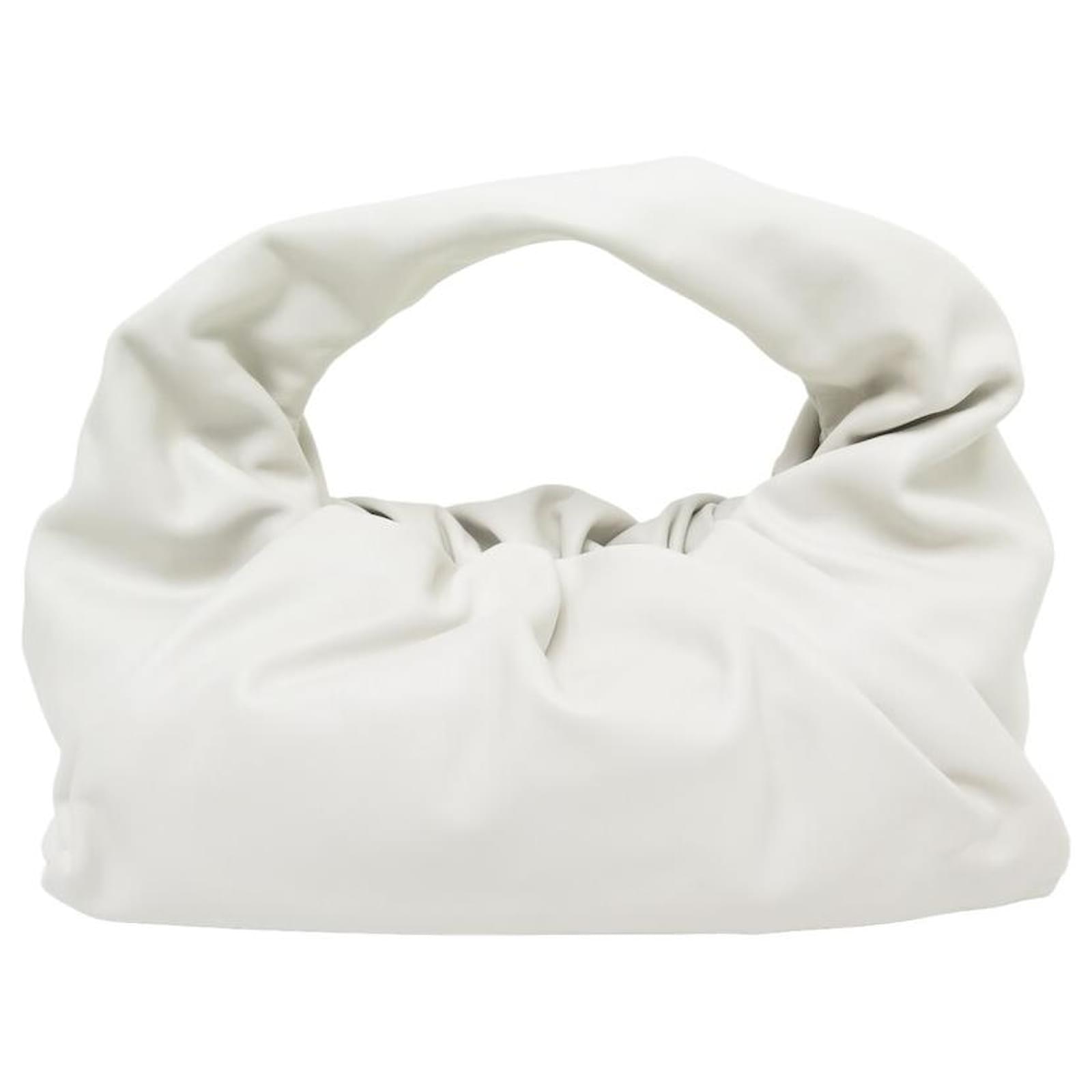 NEUF SAC A MAIN BOTTEGA VENETA 610524 VITELLO NAPPATO EN CUIR BLANC ...