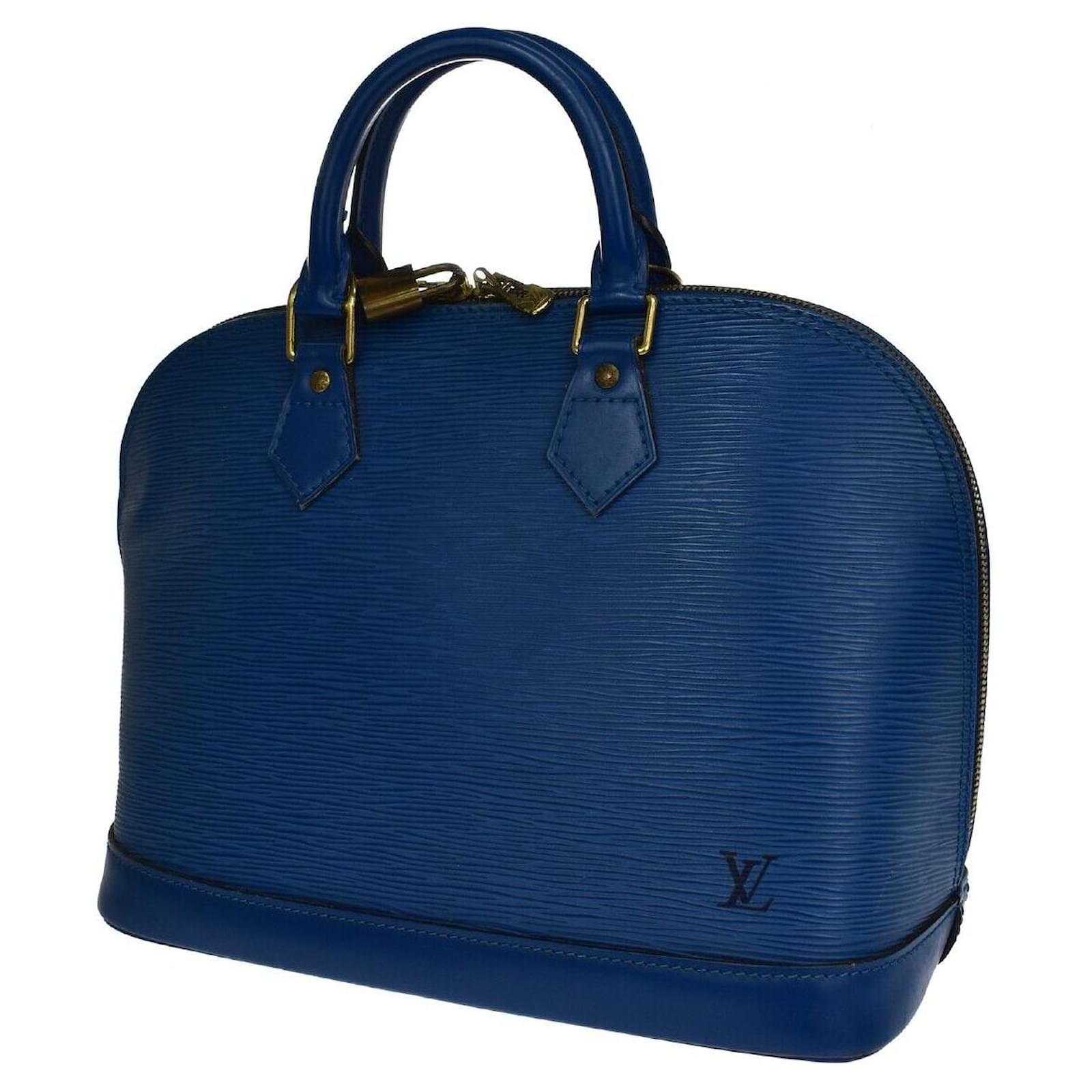 Louis Vuitton Alma Blue Leather ref.1010971 - Joli Closet