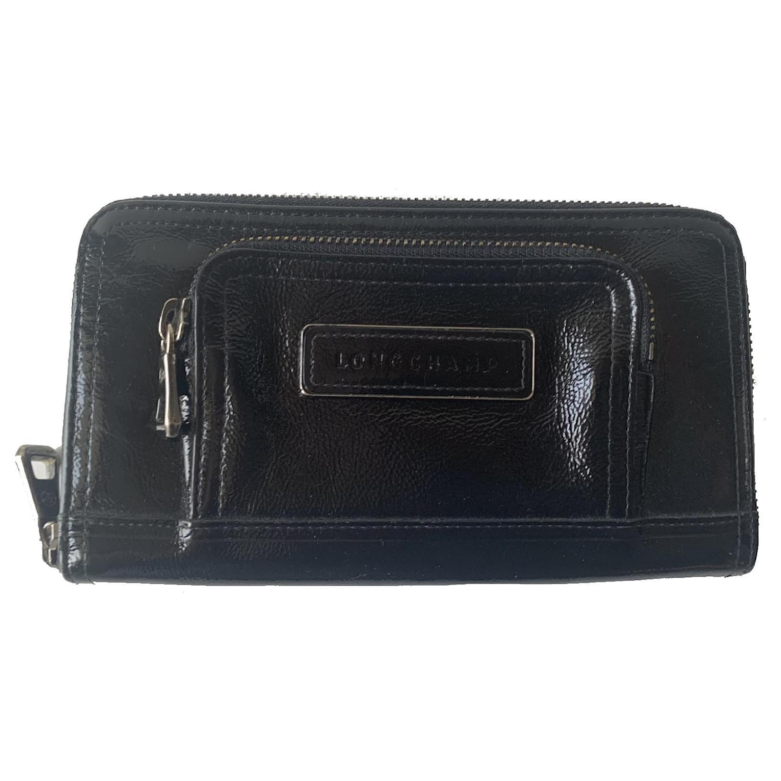 Longchamp Wallets Black Patent leather ref.1011499 - Joli Closet