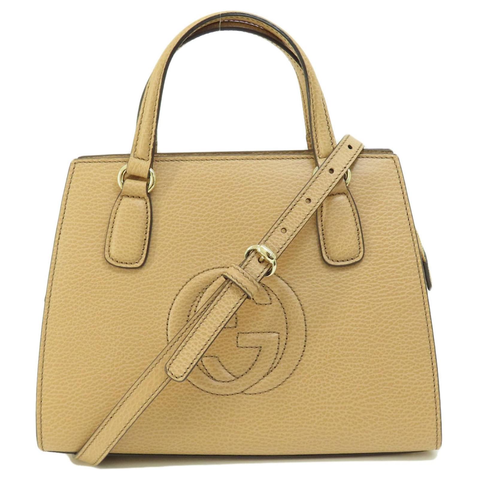 Gucci Soho Beige Leather ref.1012076 - Joli Closet