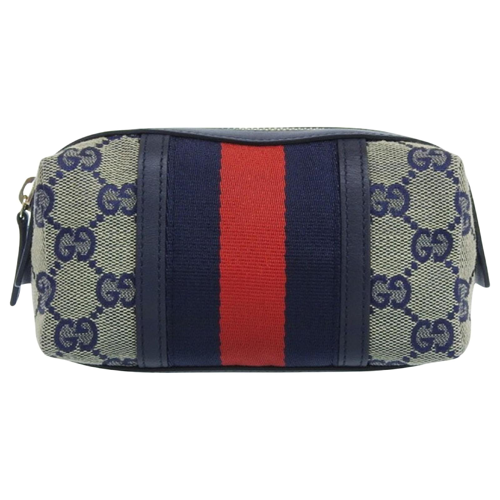 Gucci Ophidia Toile Bleu Marine ref.1012080 - Joli Closet