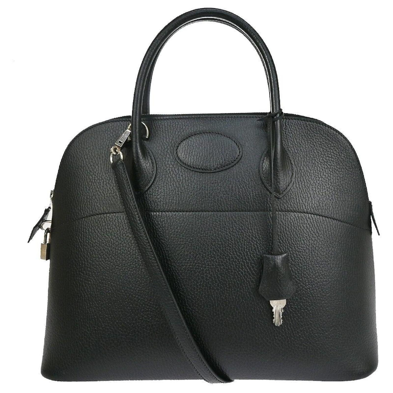Hermès Bolide Black Leather ref.1012449 - Joli Closet