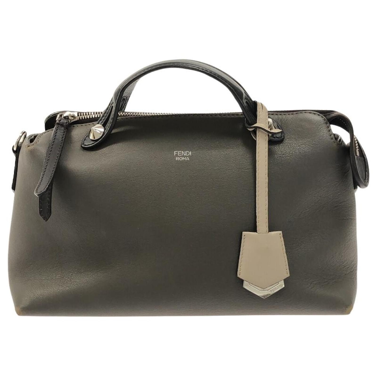 Fendi By The Way Grey Leather ref.1013025 - Joli Closet