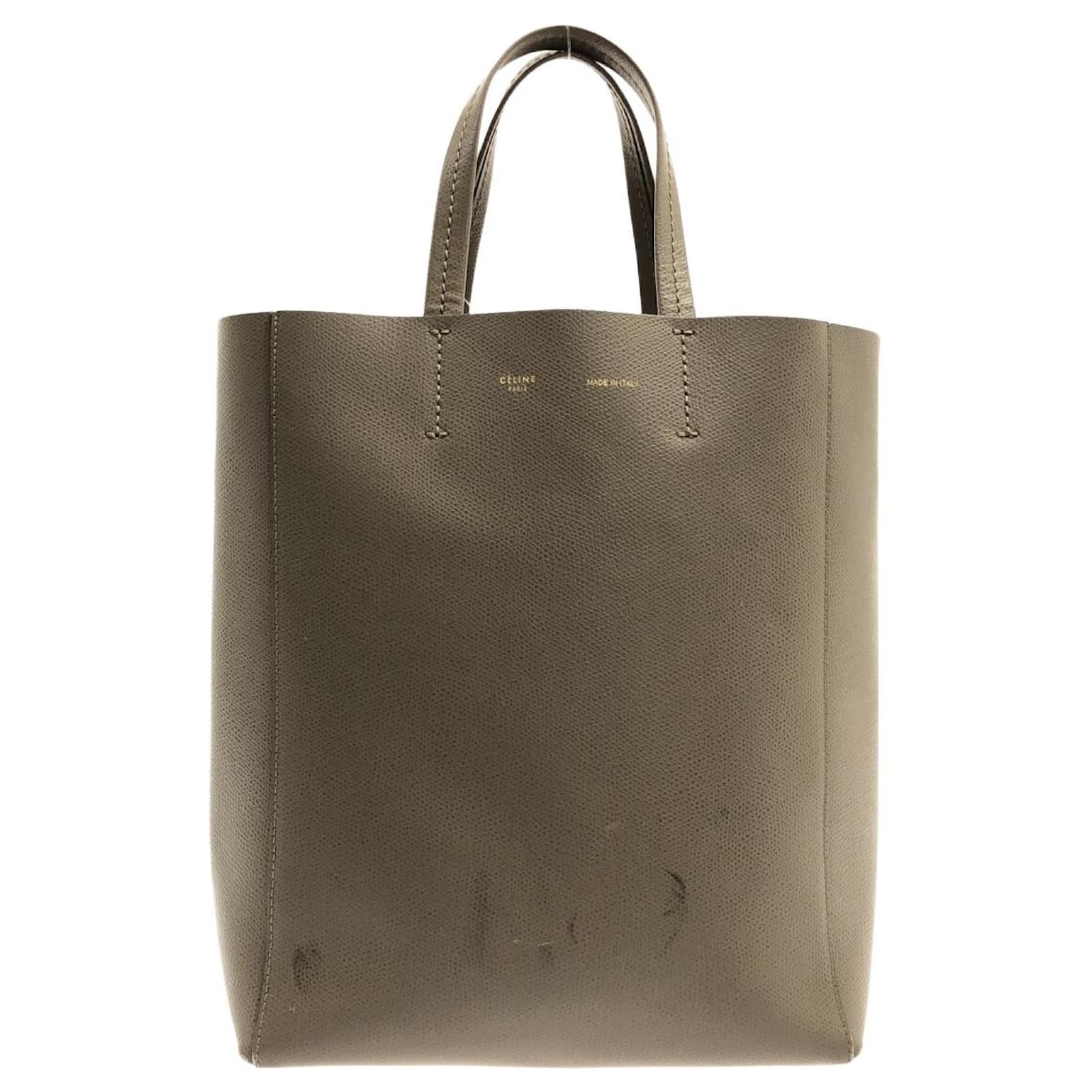 Edge Céline Vertical Cabas Cuir Marron ref.1013202 - Joli Closet