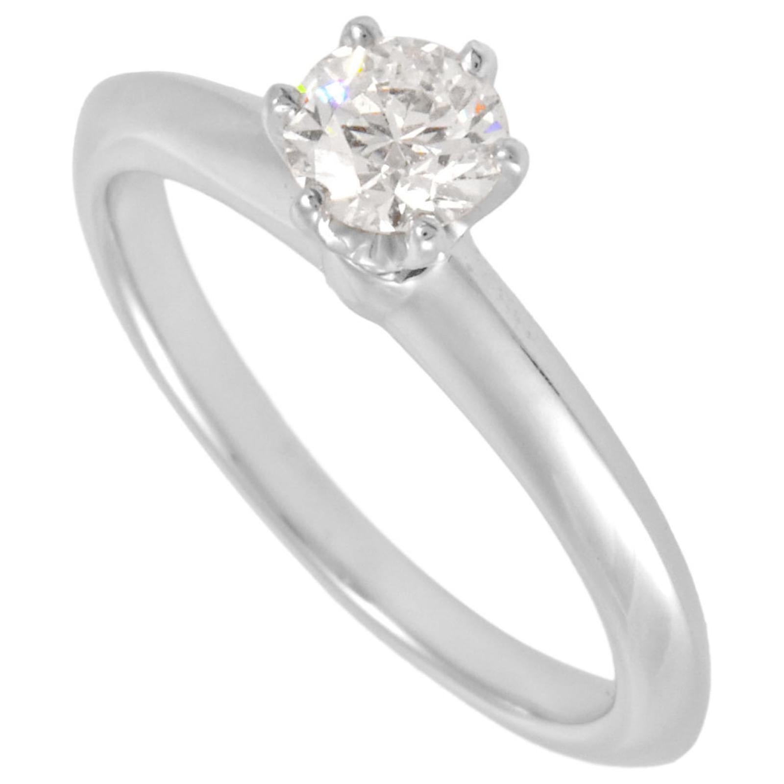 Tiffany & Co Solitaire Silvery Platinum ref.1013263 - Joli Closet