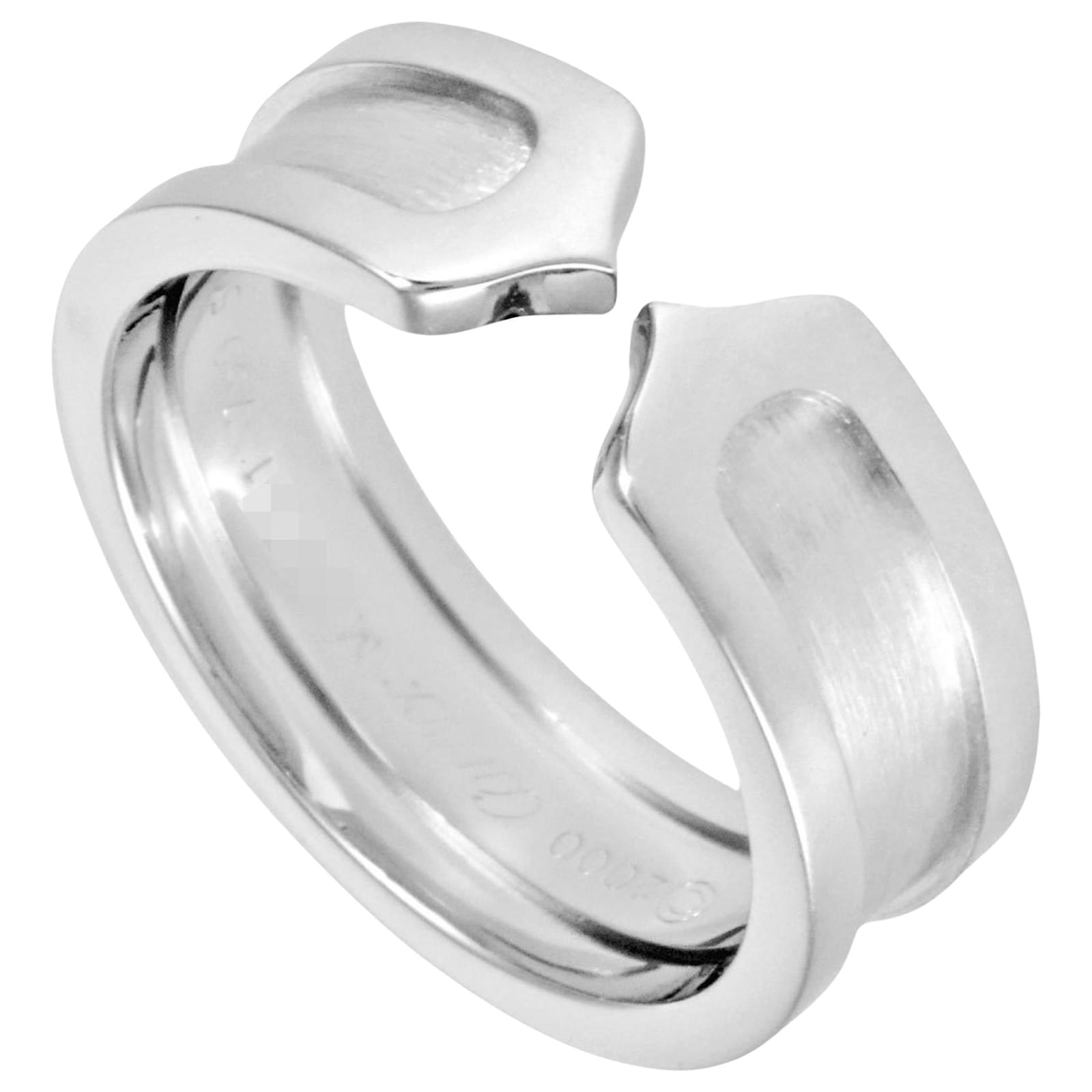 Cartier C2 Silvery White gold ref.1013356 - Joli Closet