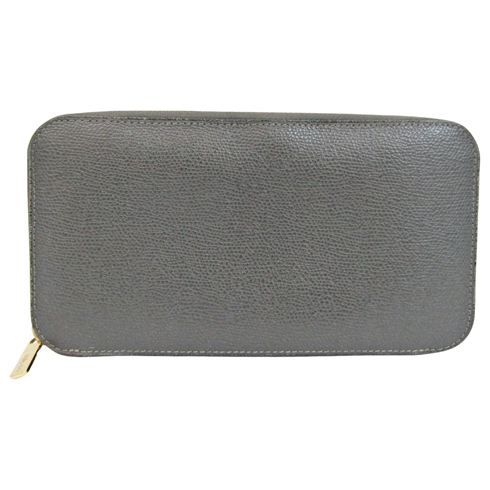 VALEXTRA Grey Leather ref.1013680 - Joli Closet