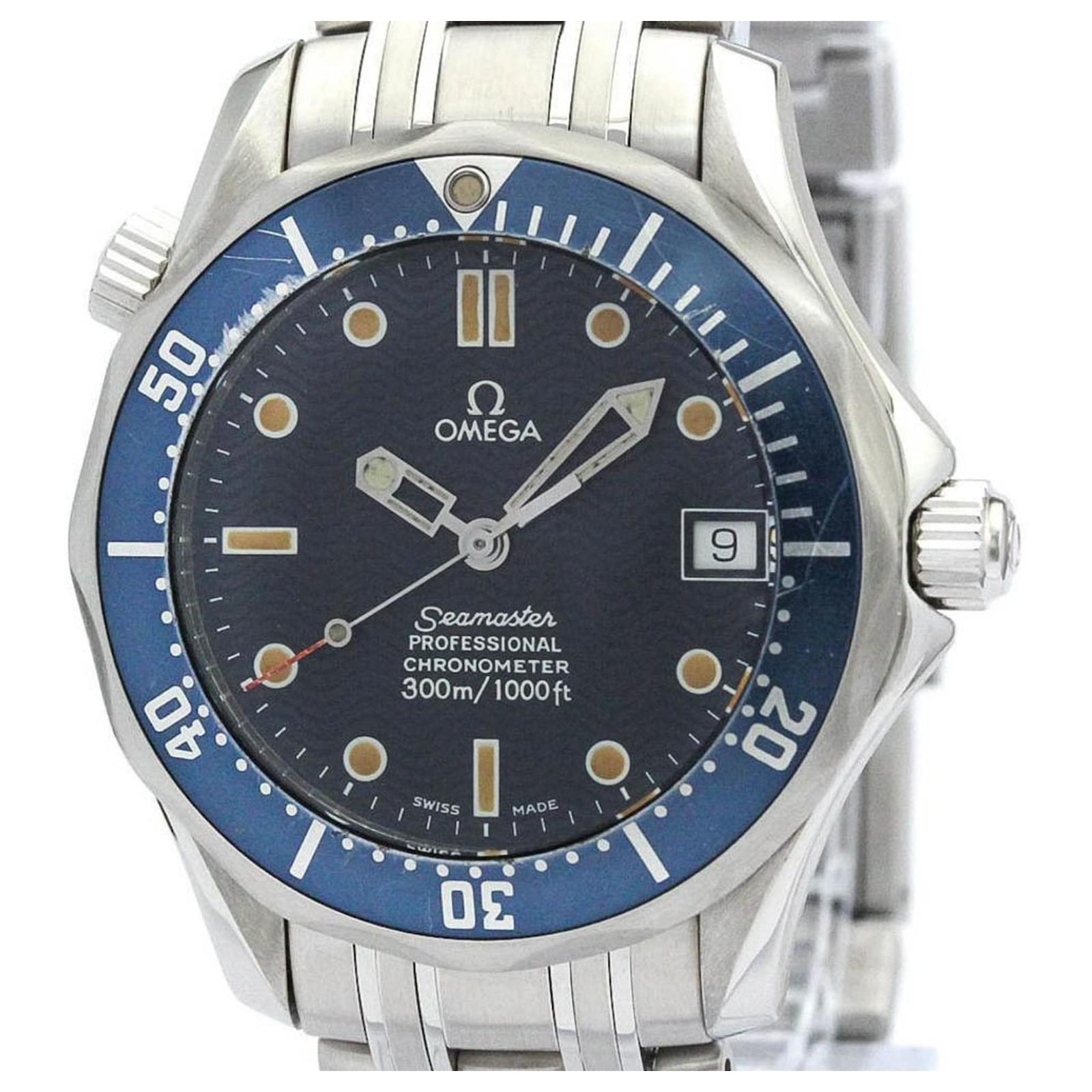Omega Seamaster 300 Azul Aço ref.1013729 - Joli Closet