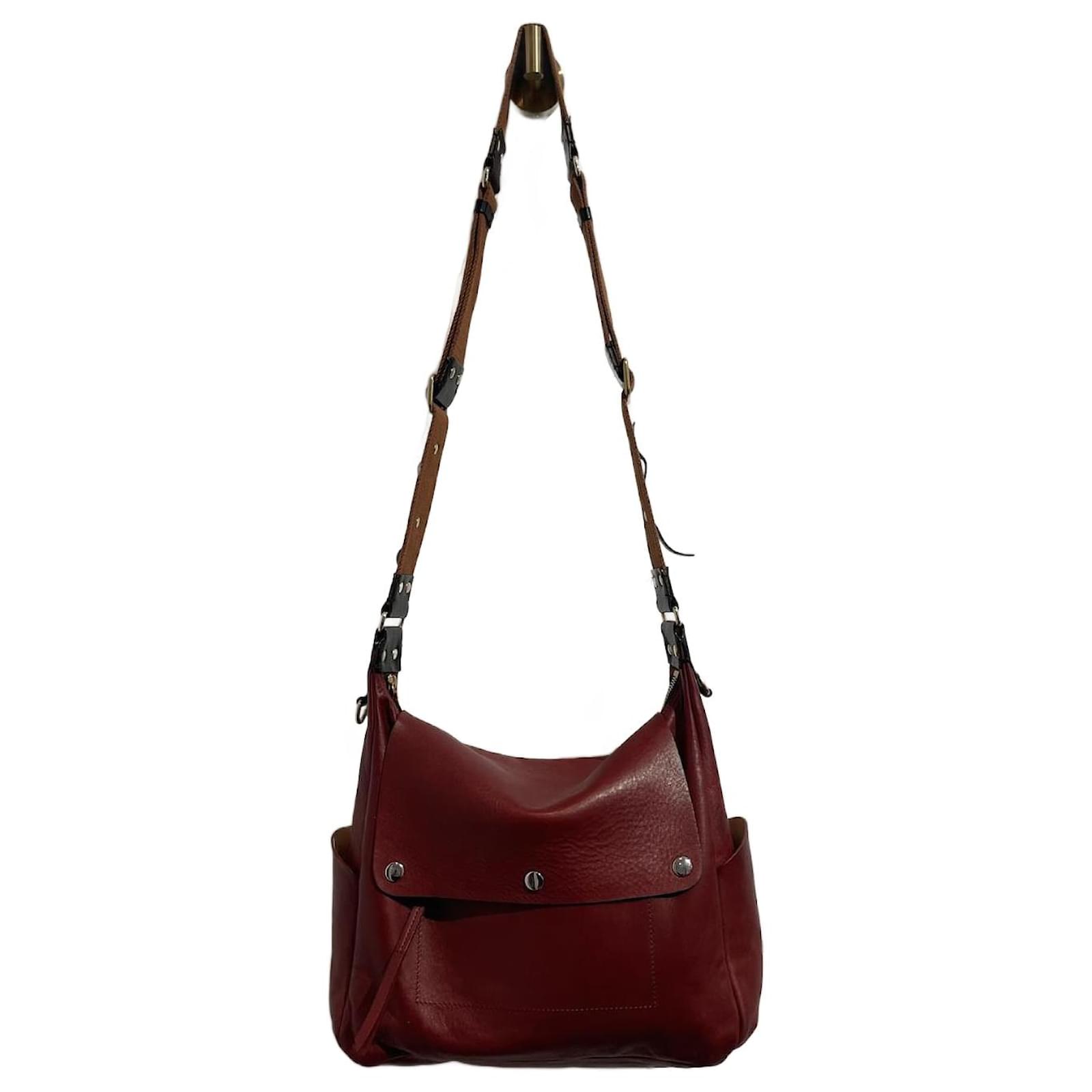 ISABEL MARANT Handbags T. leather Dark red ref.1016214 - Joli Closet