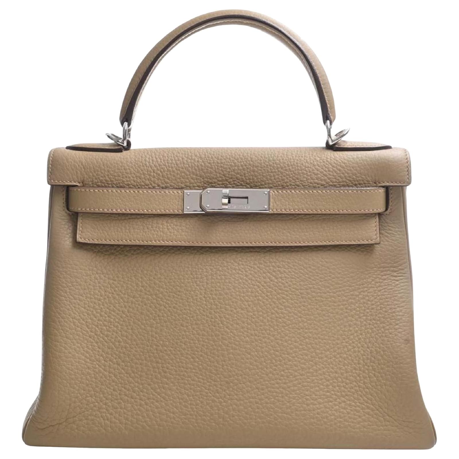 Hermès Kelly 28 Beige Leather ref.1017103 - Joli Closet