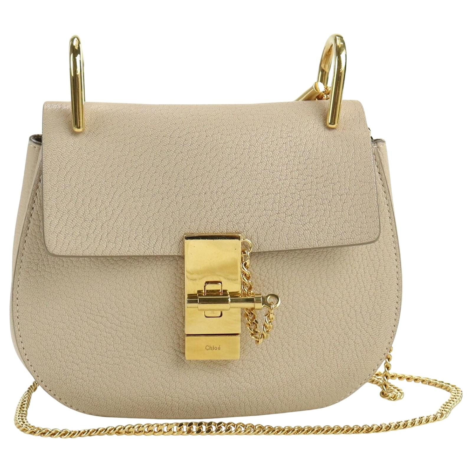 Chloé Drew Beige Leather ref.1017111 - Joli Closet