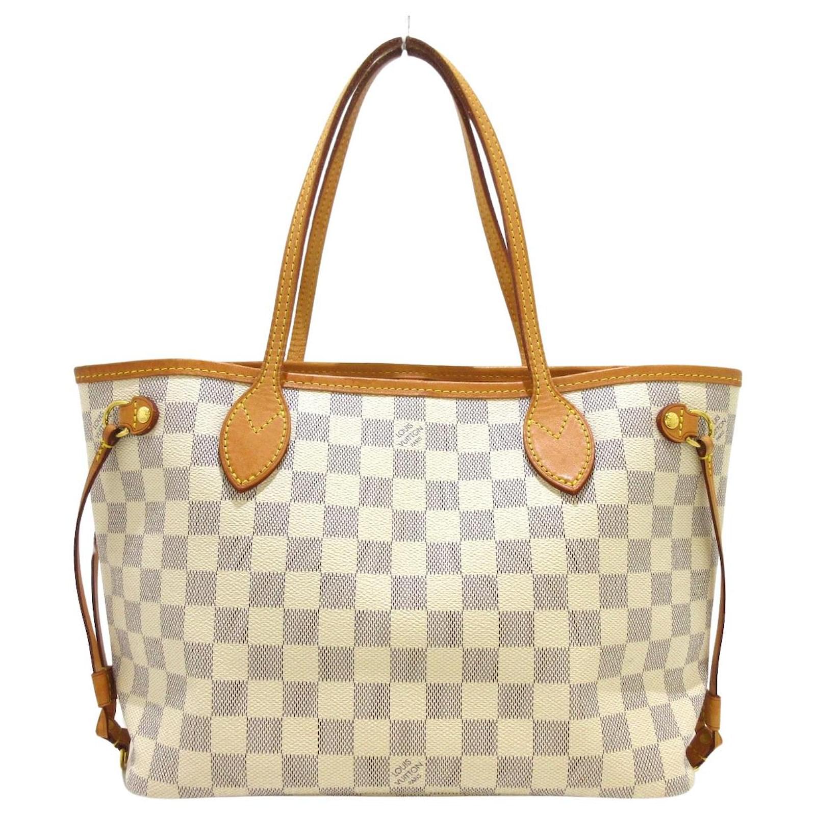 Louis Vuitton Neverfull PM White Cloth ref.1019543 - Joli Closet