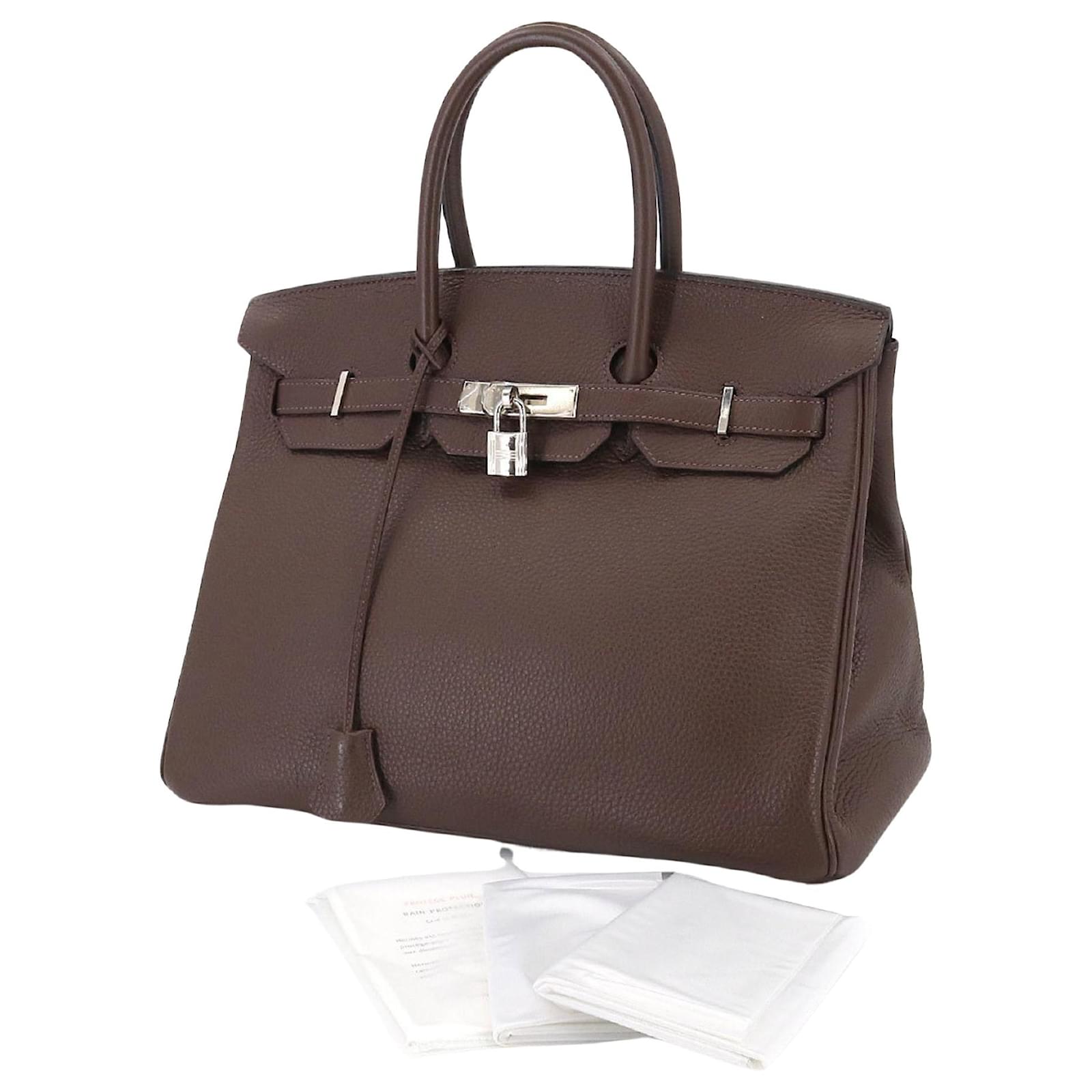Hermès HERMES BIRKIN 35 Brown Leather ref.1020112 - Joli Closet