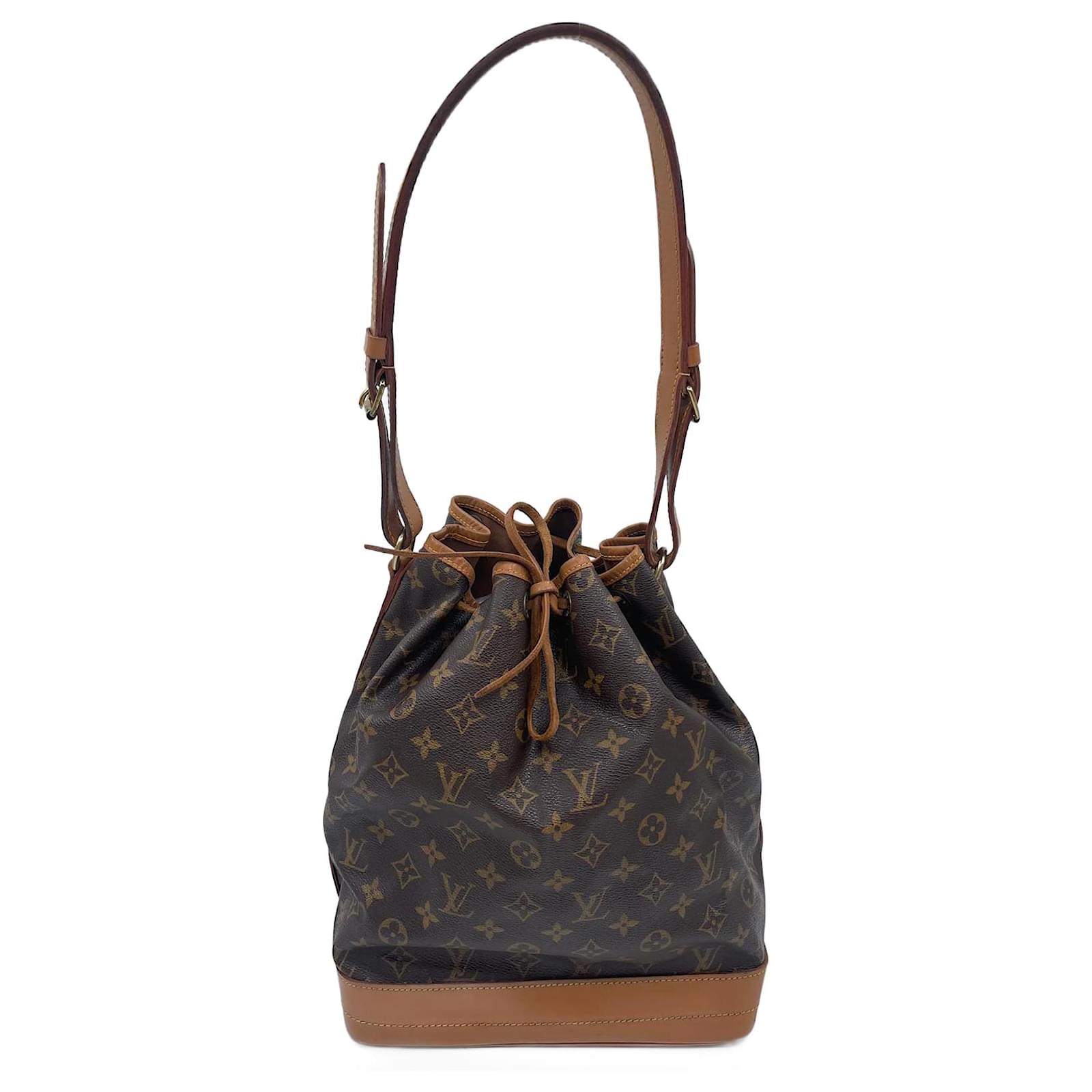 Brown Coated Canvas Louis Vuitton Noe Cloth ref.1021288 - Joli Closet