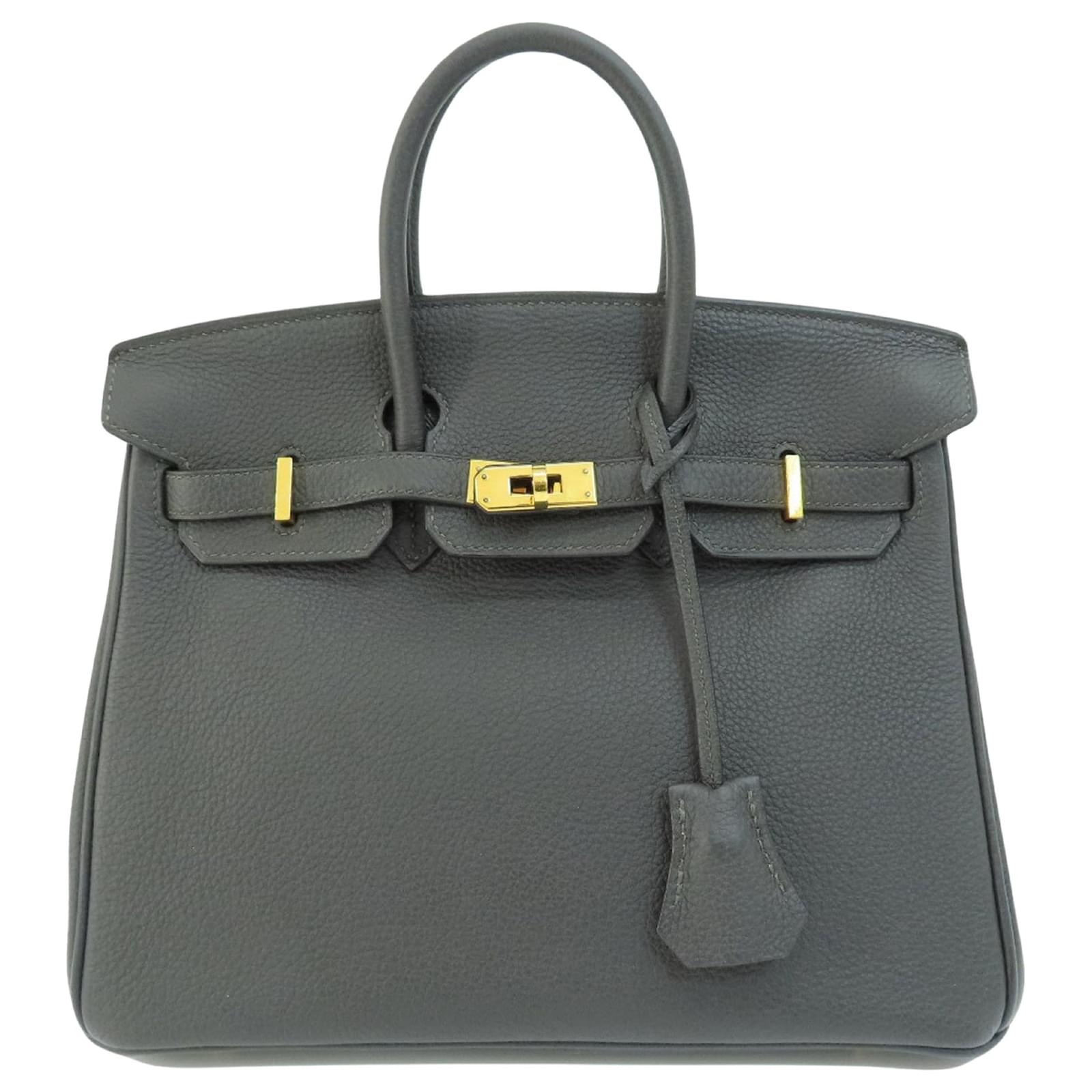 Hermès Birkin 25 Grey Leather ref.1022249 - Joli Closet