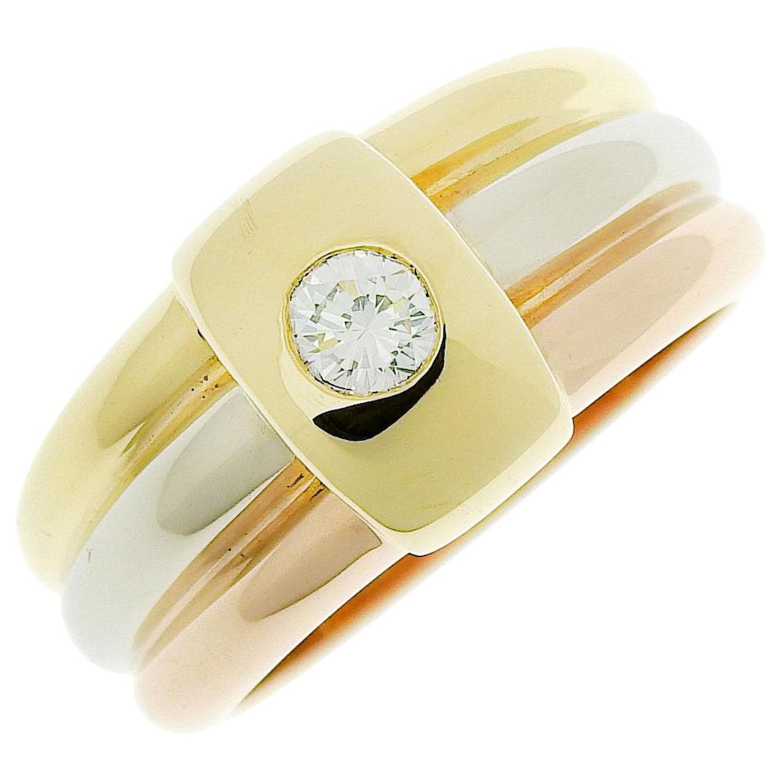 Cartier Three Color Golden Yellow gold ref.1022550 - Joli Closet