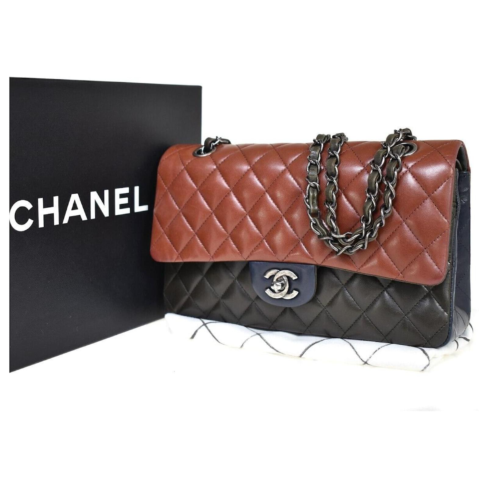 Chanel Double flap Multiple colors Leather ref.1022600 - Joli Closet