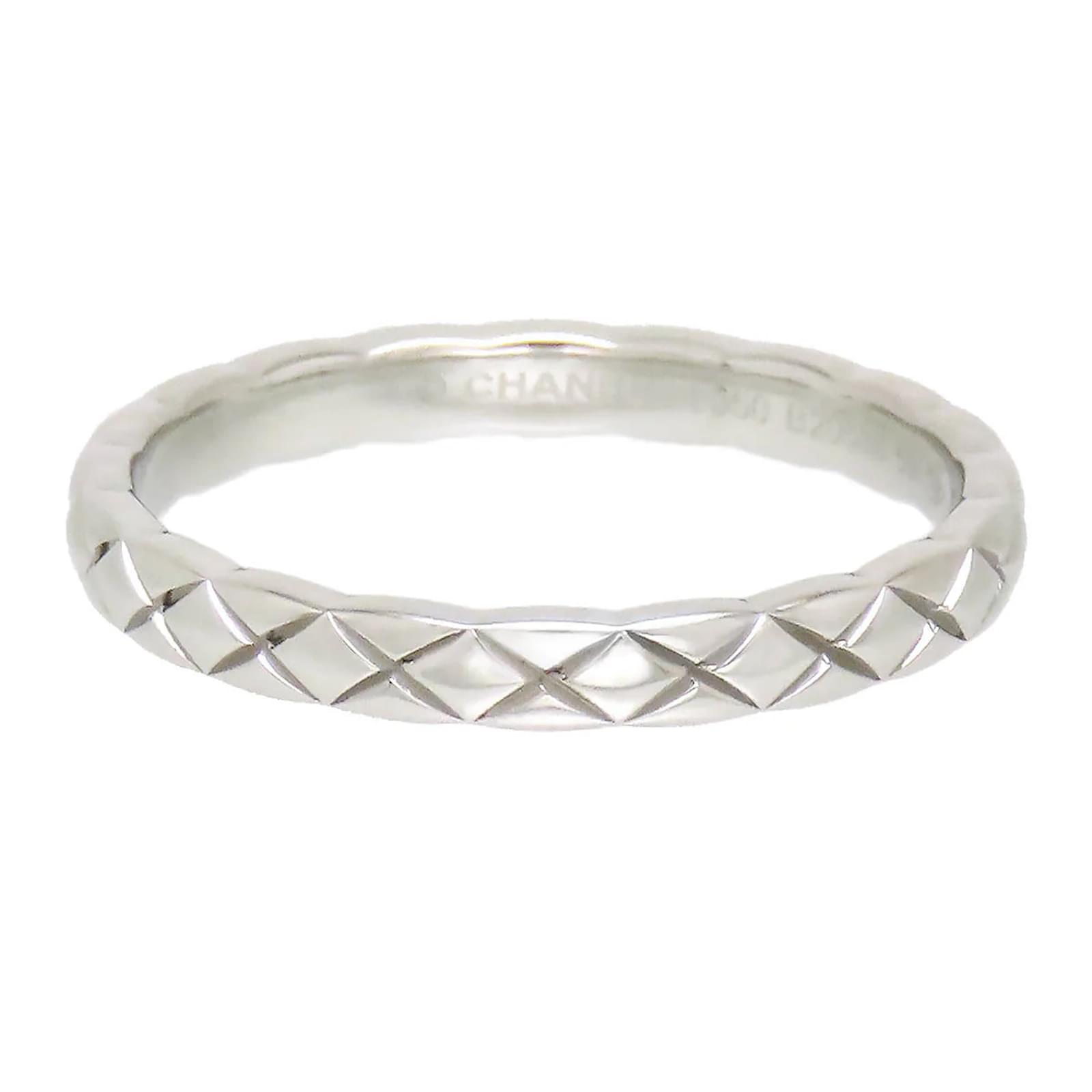 Chanel Bague Platine Coco Crush Métal Argenté ref.1023311 - Joli Closet