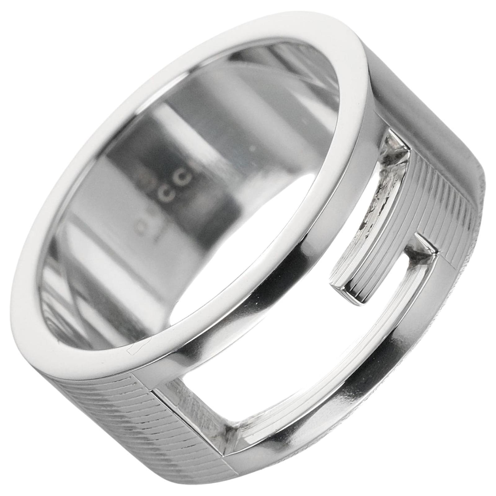 Gucci G Logo Silvery Silver ref.1023985 - Joli Closet