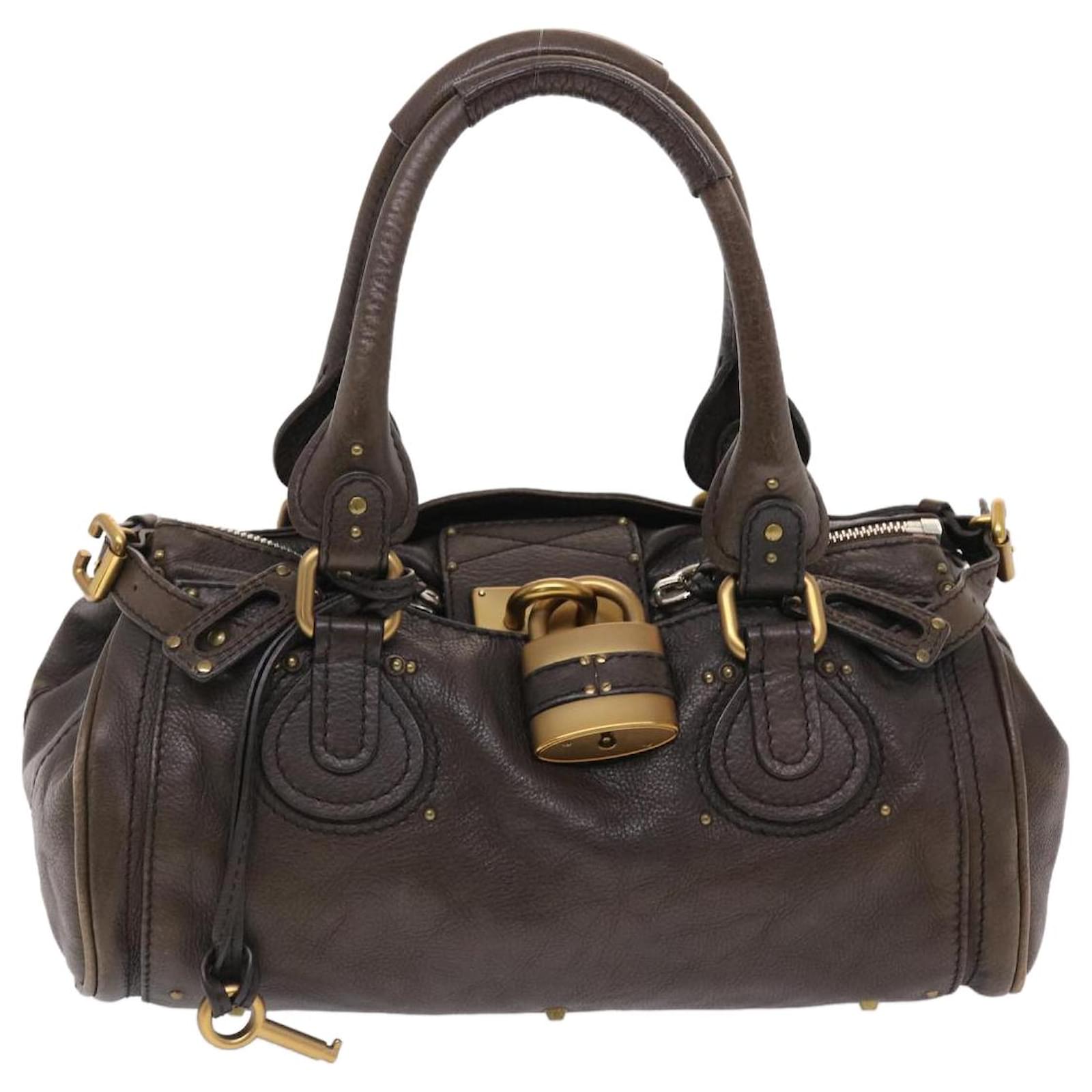 CHLOÉ PADDINGTON Brown Leather ref.1024575 - Joli Closet