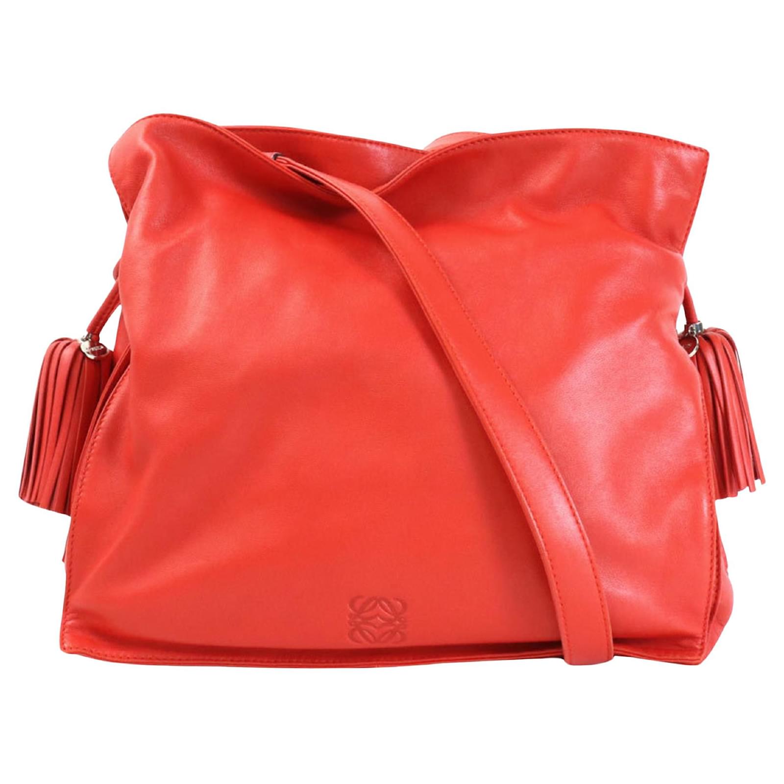 Loewe Flamenco Red Leather ref.1024614 - Joli Closet