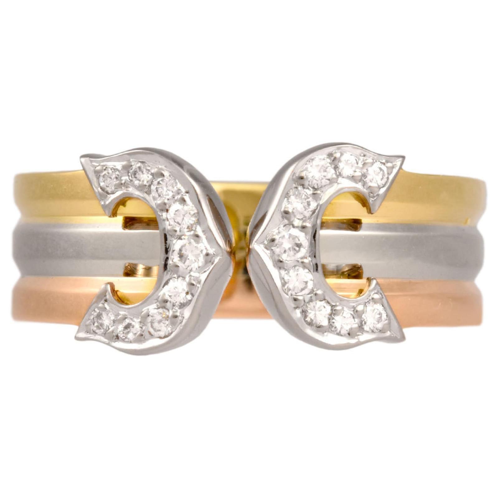 cartier 2C C2 Golden Yellow gold ref.1026047 - Joli Closet