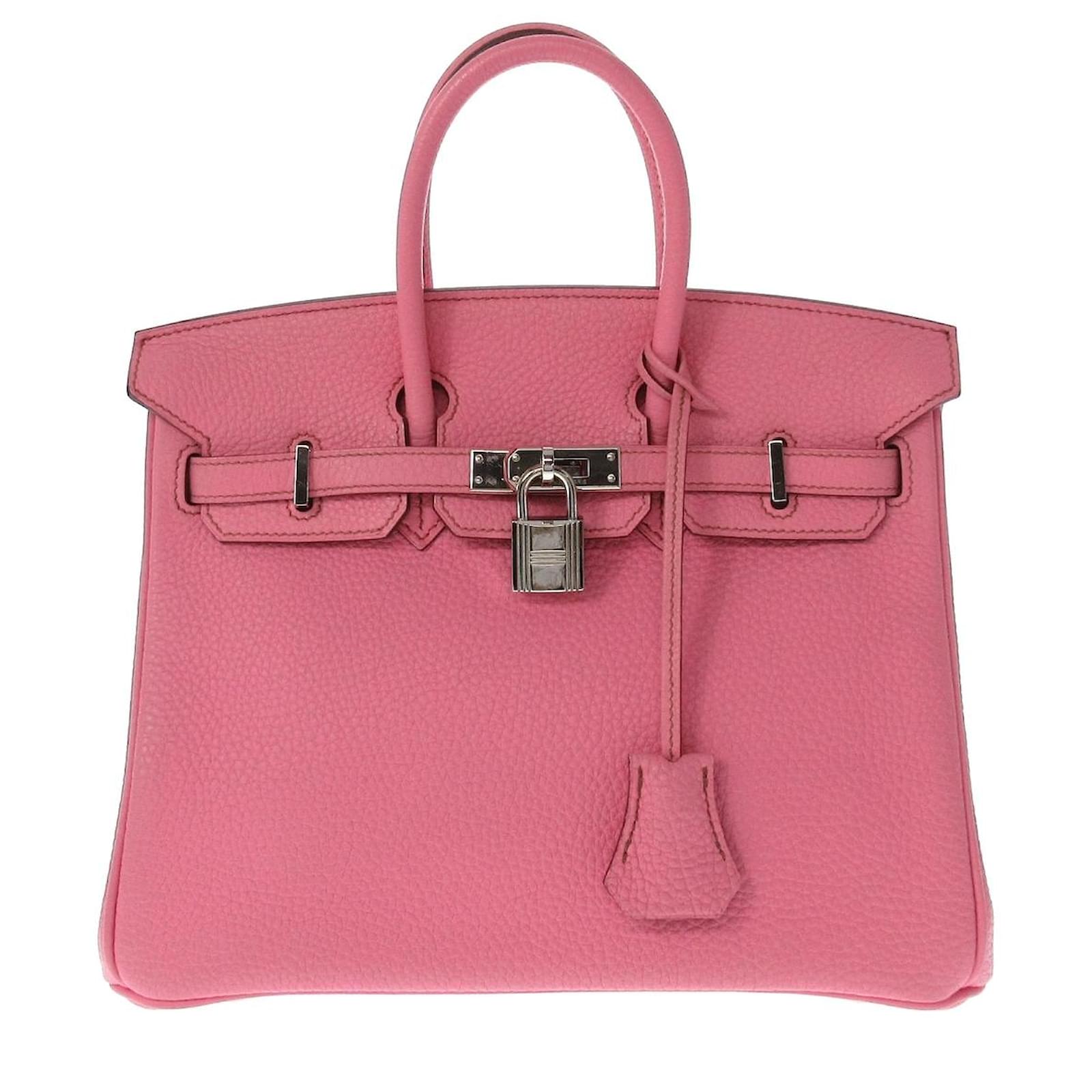 Hermès HERMES BIRKIN 25 Pink Leather ref.1026640 - Joli Closet