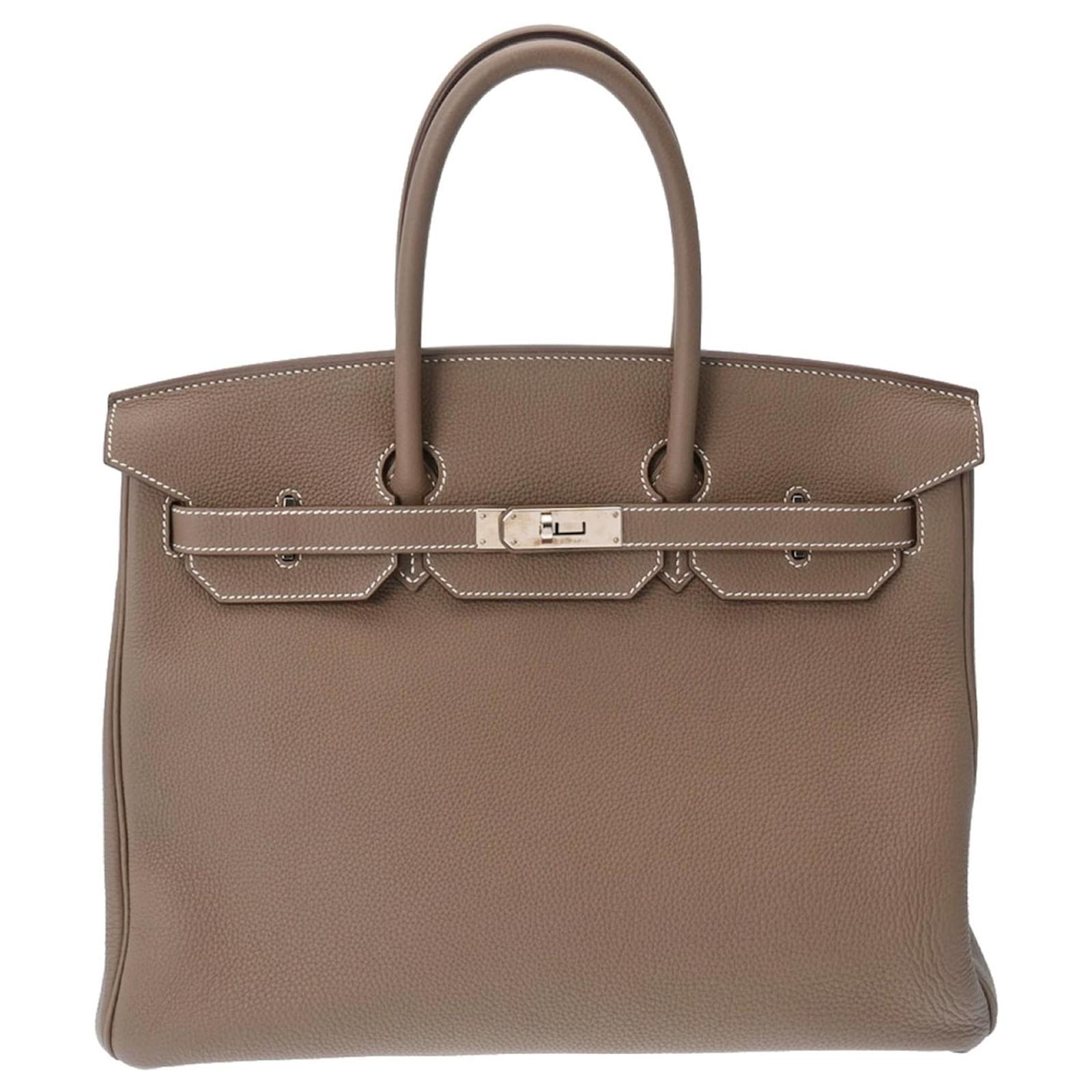 Hermès HERMES BIRKIN 35 Brown Leather ref.1030170 - Joli Closet