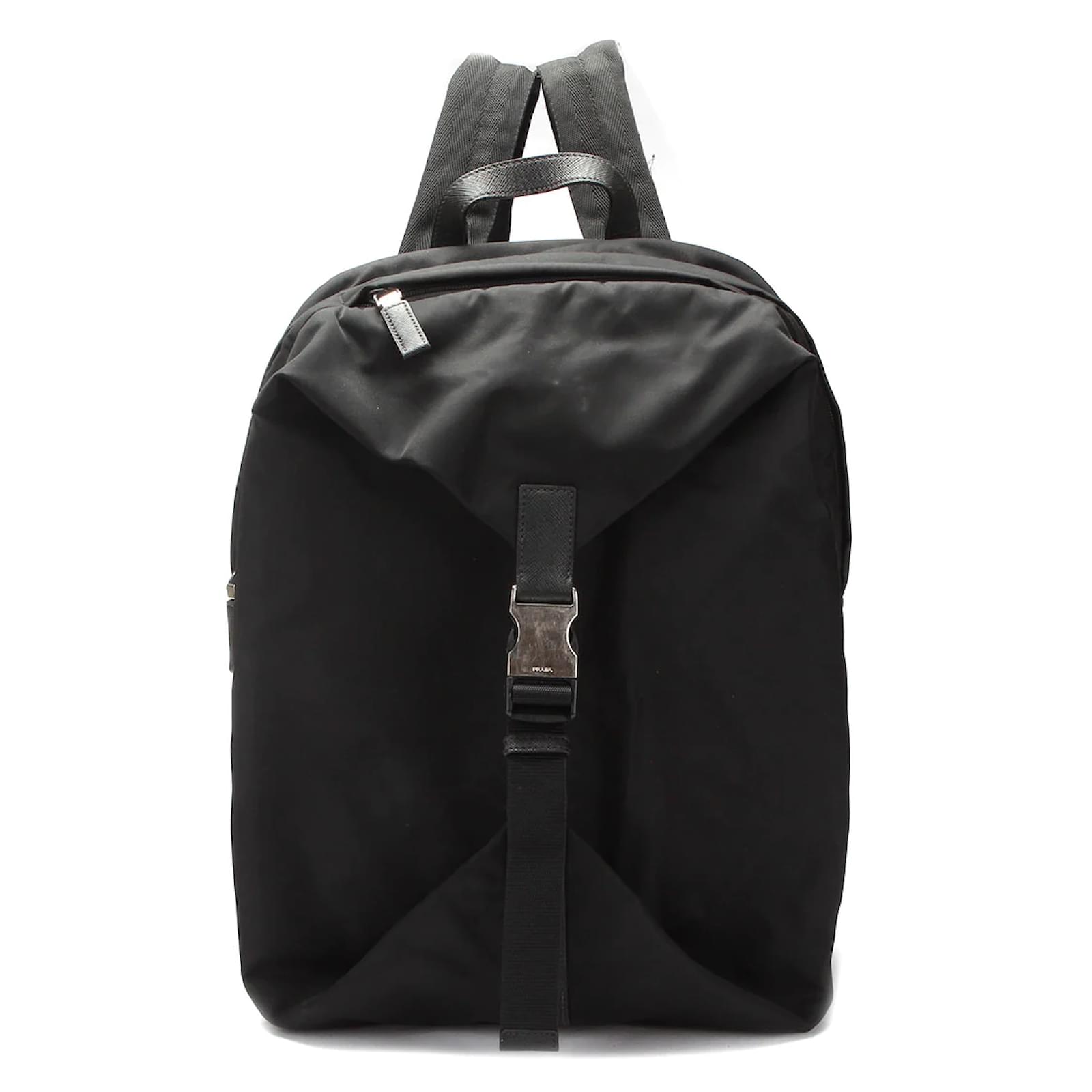 Prada Tessuto Backpack Black Cloth Nylon ref.1030271 - Joli Closet