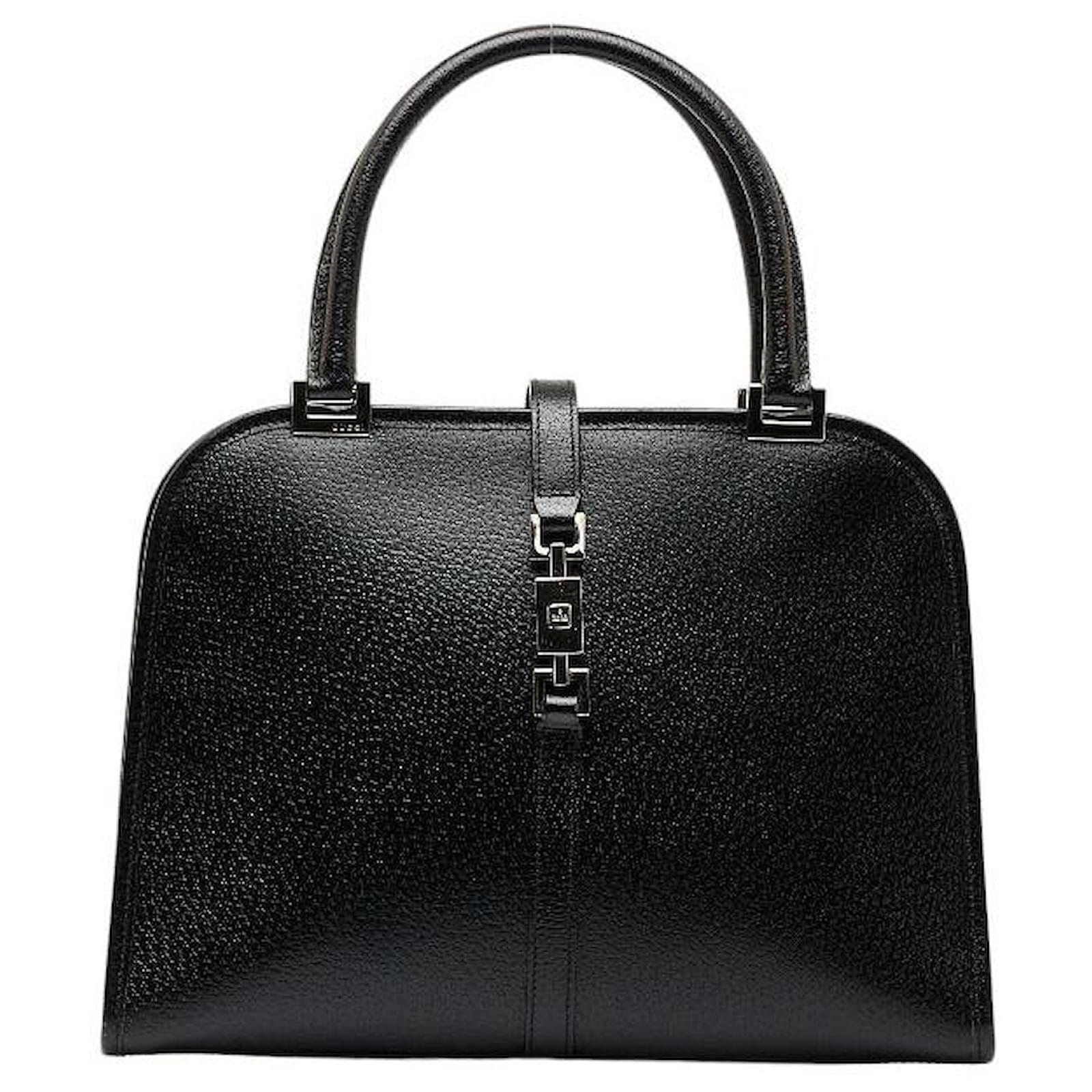 Gucci Leather Handbag 0021071 Black Pony-style calfskin ref.1030952 ...