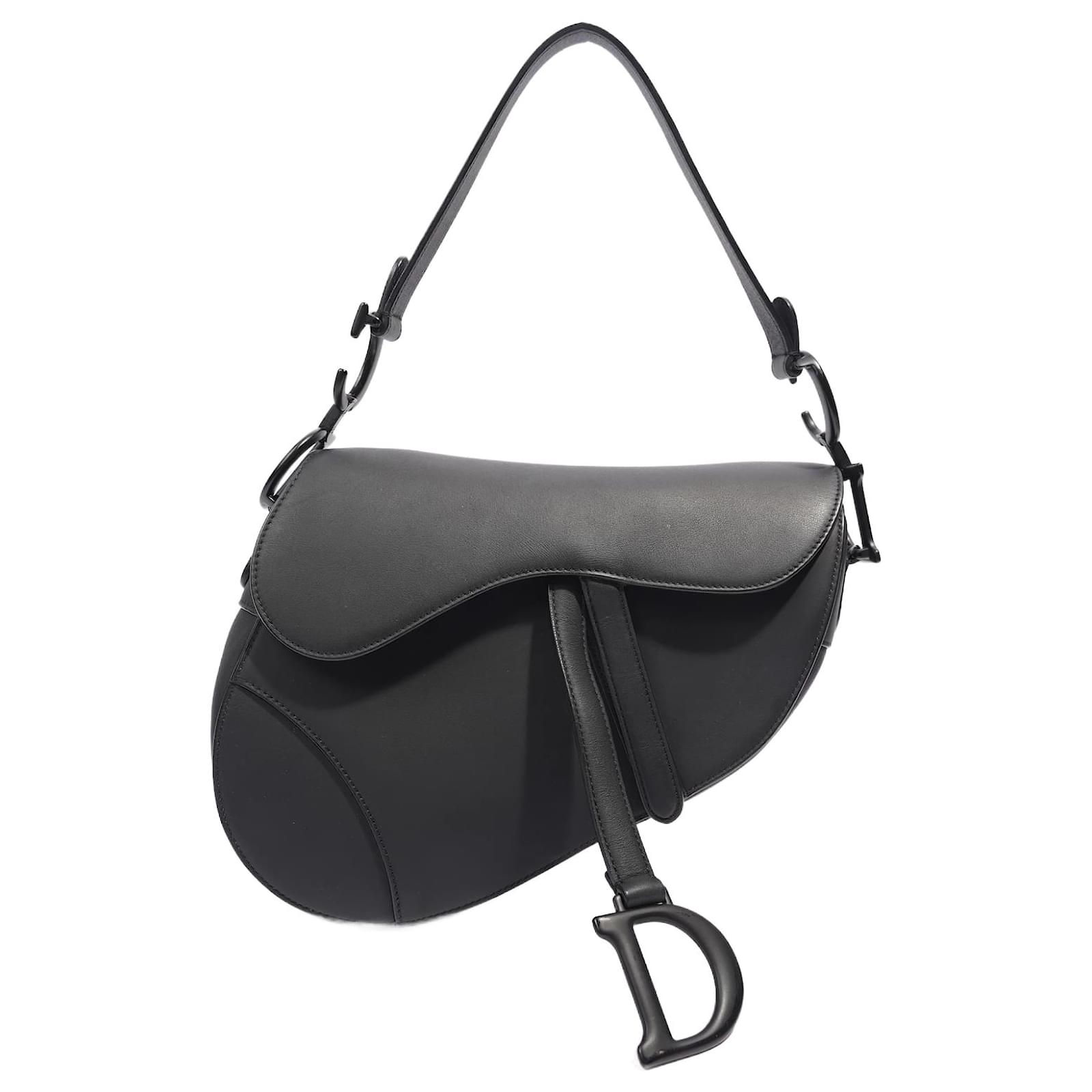 Sella Christian Dior Ultra Matte in pelle nera OS Nero ref.1031870 ...