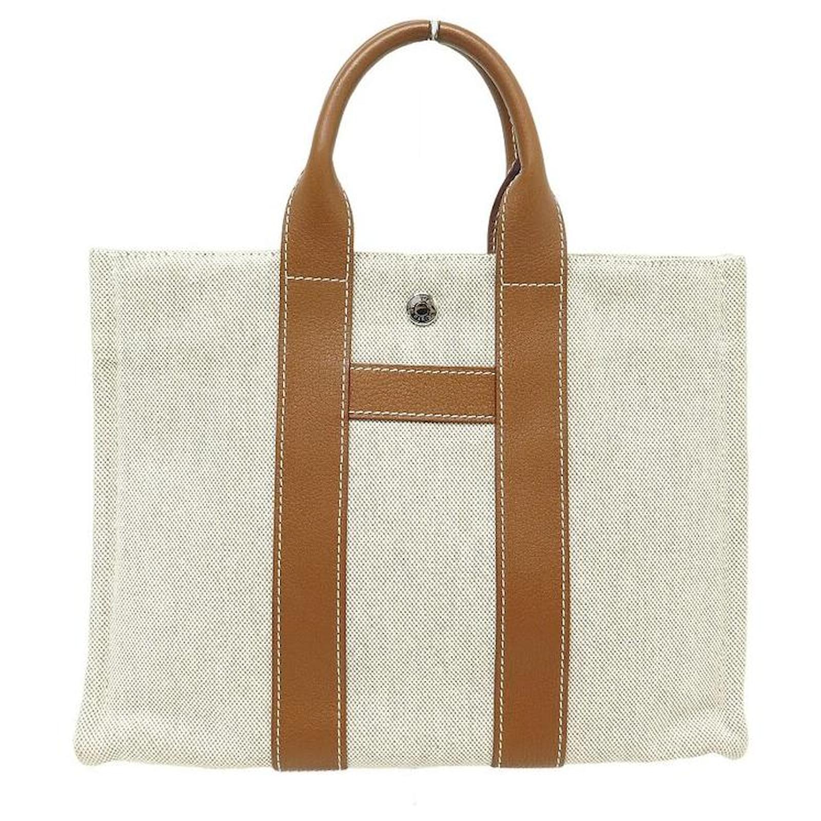 Hermès NEUE HERMES HARNAIS PM CABAS HANDTASCHE BEIGE HANDTASCHE AUS ...