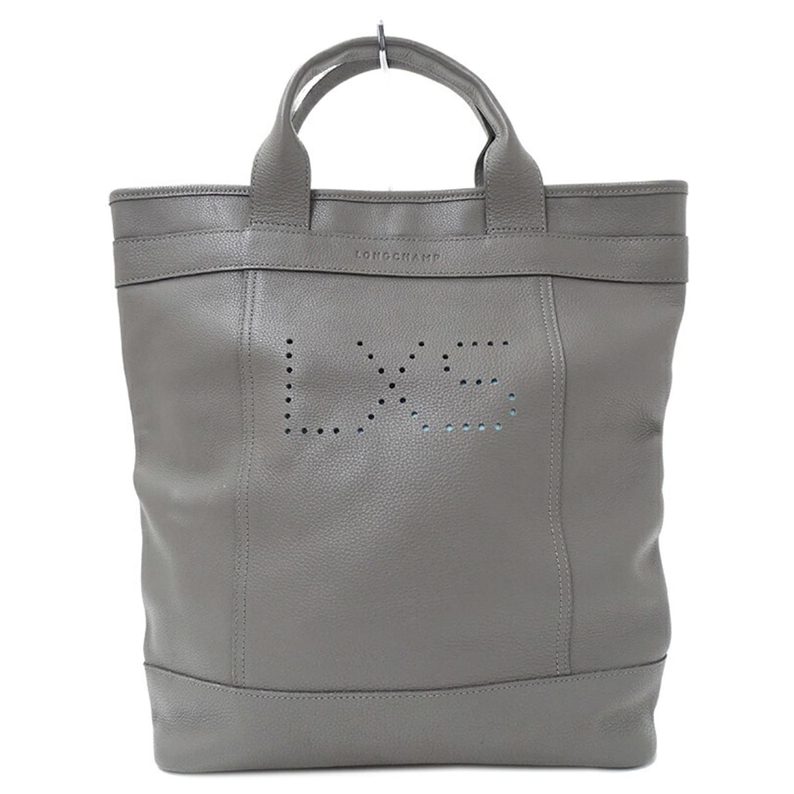 LONGCHAMP Grey Leather ref.1033541 - Joli Closet