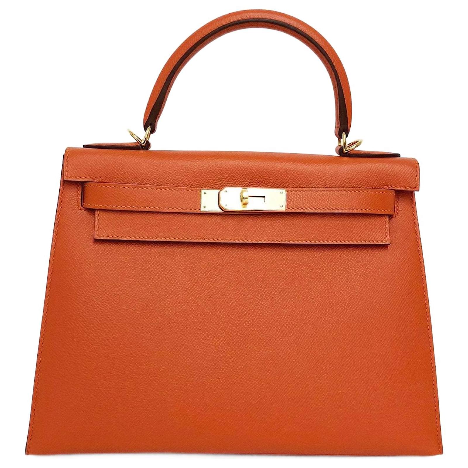 Hermès Hermes Kelly Epsom Leather Sellier 28 Veau Epsom Golden ref ...