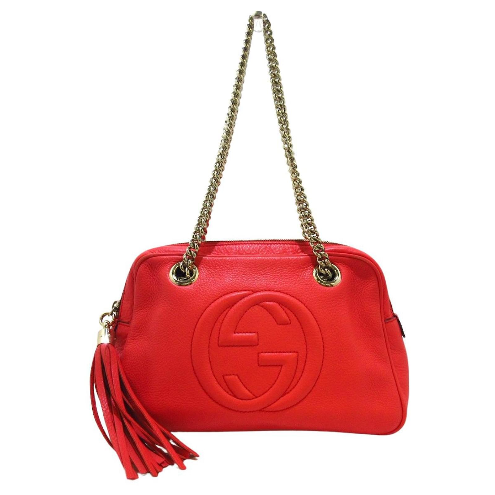 Gucci Soho Red Leather ref.1036971 - Joli Closet