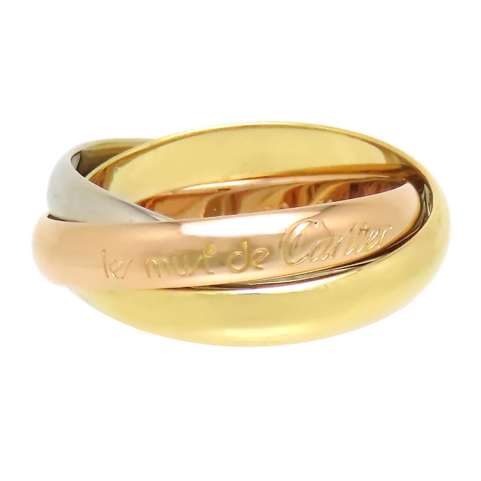 Cartier Bague Trinity Métal Or Doré ref.1038181 - Joli Closet
