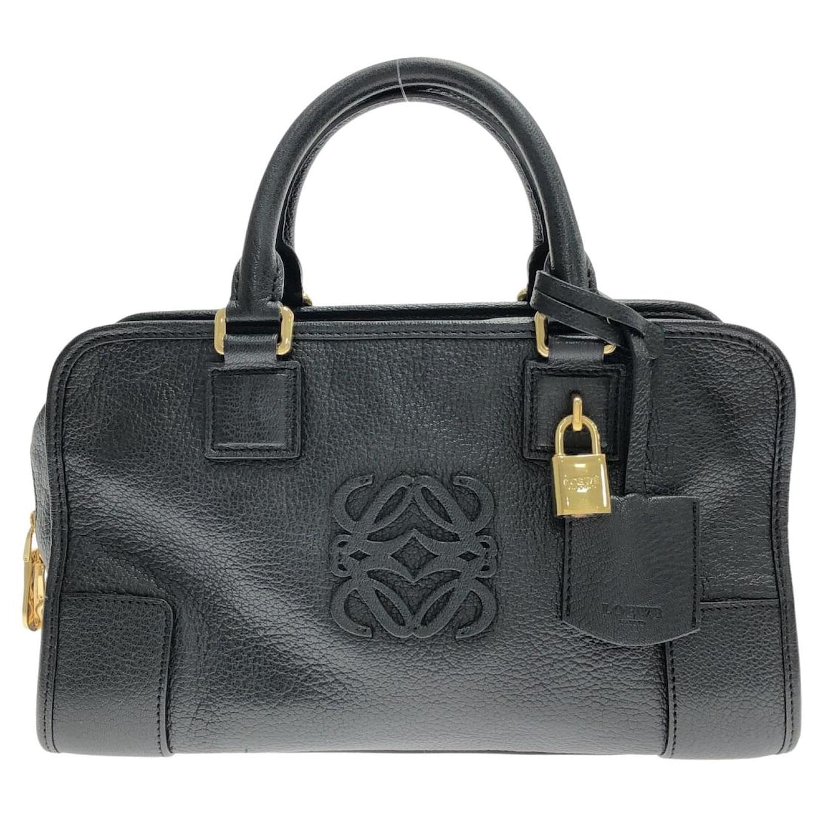 LOEWE AMAZONA Black Leather ref.JC1038785 (Sold) - Joli Closet