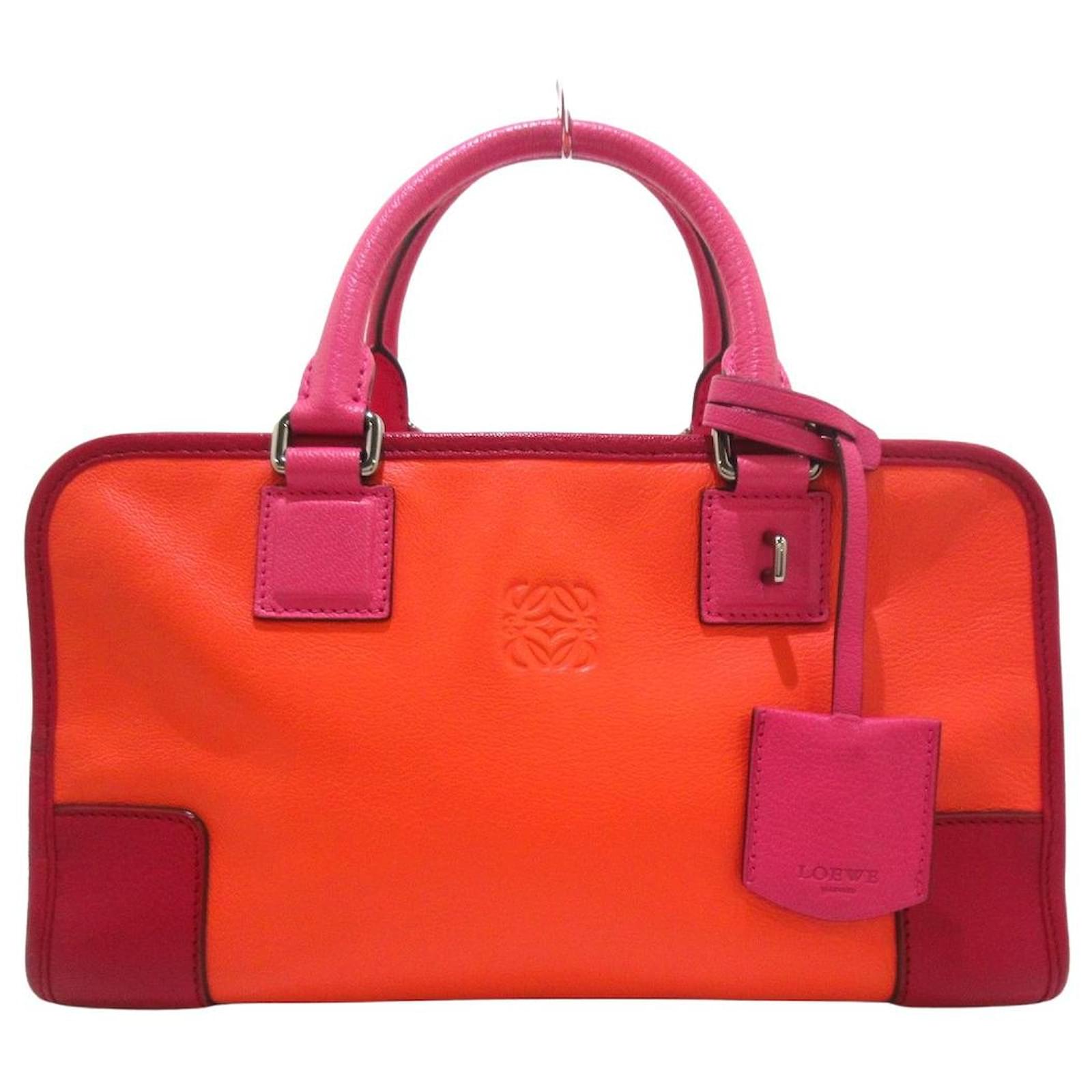 LOEWE AMAZONA Orange Leather ref.1038882 - Joli Closet