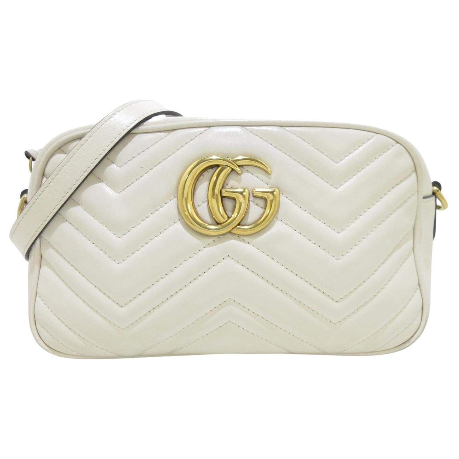 Gucci GG Marmont Cuir Beige ref.1039972 - Joli Closet