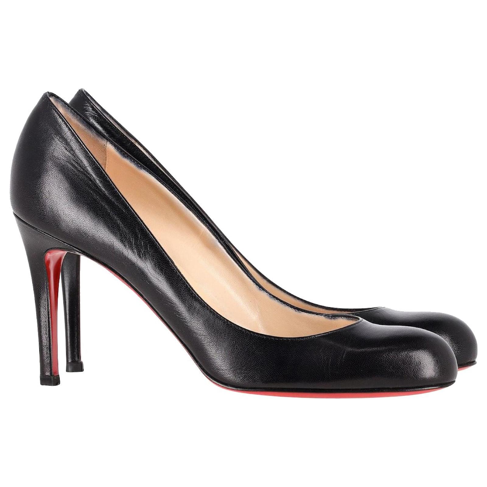Christian Louboutin Simple Pumps in Black Leather ref.1040709 - Joli Closet